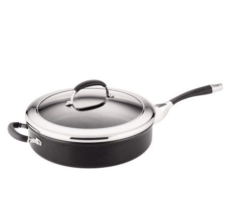 Circulon Elite 12"/5-Qt. Covered Saute w/HH - QVC.com