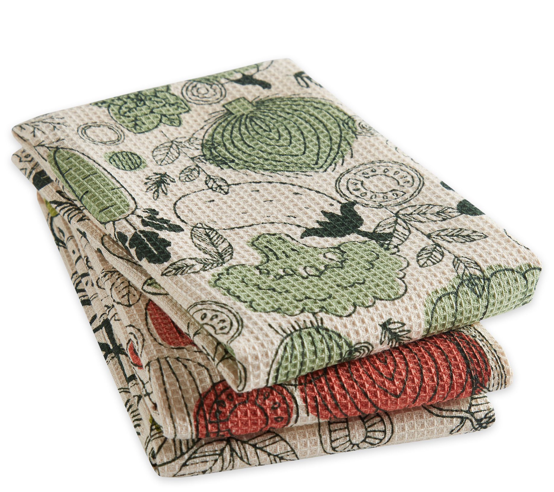 Design Imports Set of 6 Fresh Produce Kitchen Linens - QVC.com