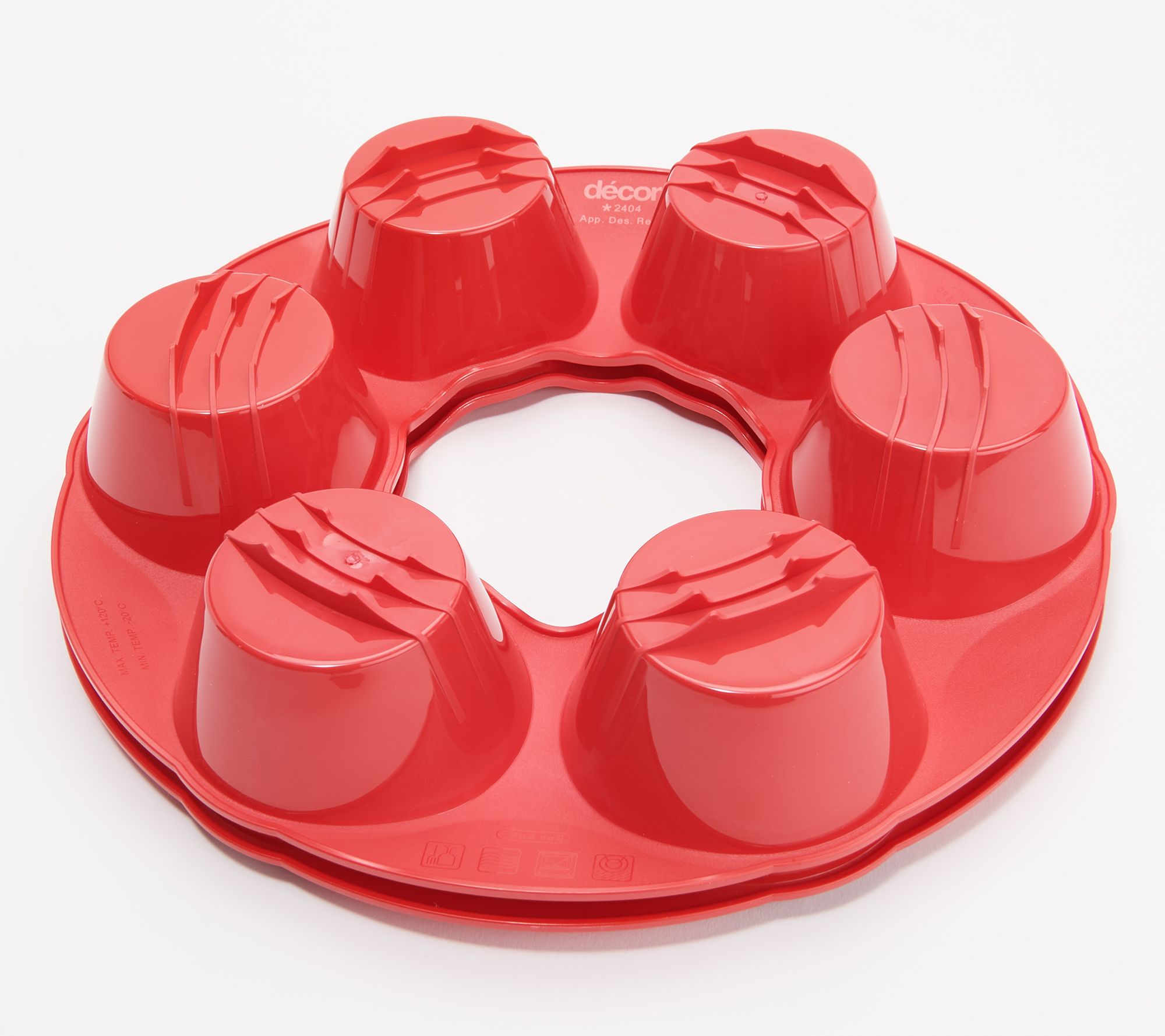  As Is Decor Set Of 2 Microsafe Cupcake Trays QVC