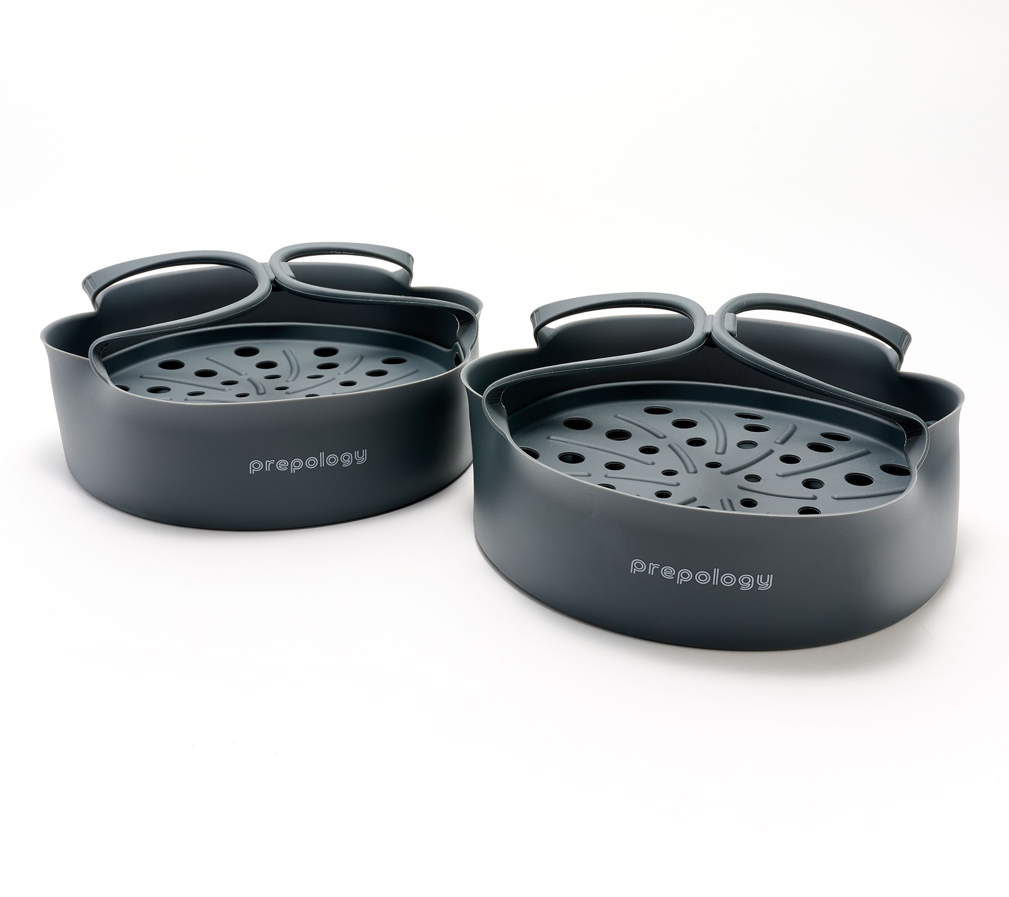 "As Is" Prepology Set 2 Silcone Air Fryer Baskets - QVC.com