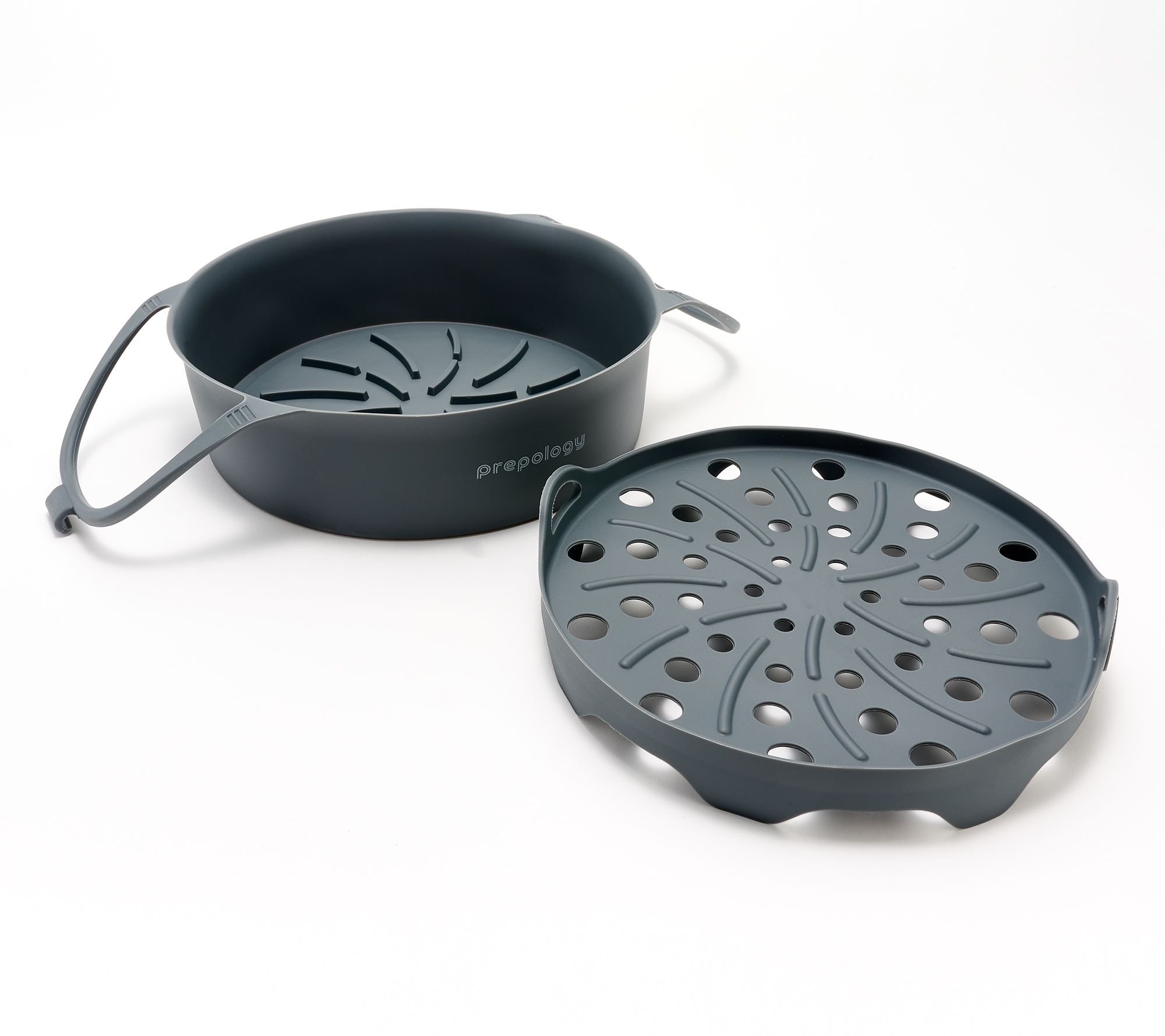 "As Is" Prepology Set 2 Silcone Air Fryer Baskets - QVC.com