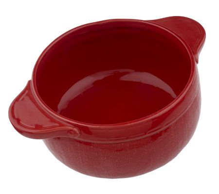 Blue Jean Chef Stoneware 3 qt. Round Covered Baker - QVC.com