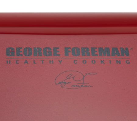 George Foreman 160 sq. in. Nonstick Floating Hinge Grill - QVC.com