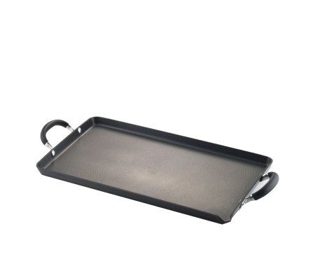 Circulon Elite 18" x 10" Double-Burner Griddle - QVC.com