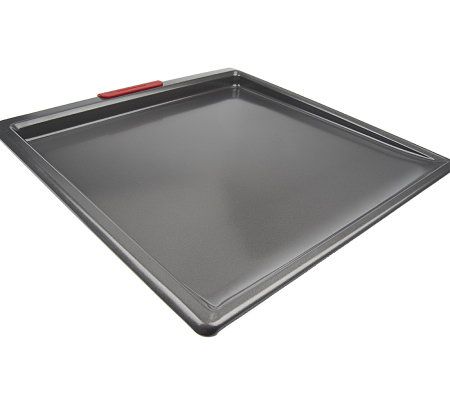 KitchenAid Wider Slider 16"Cookie Sheet with 2 Silicone Grabbers - QVC.com