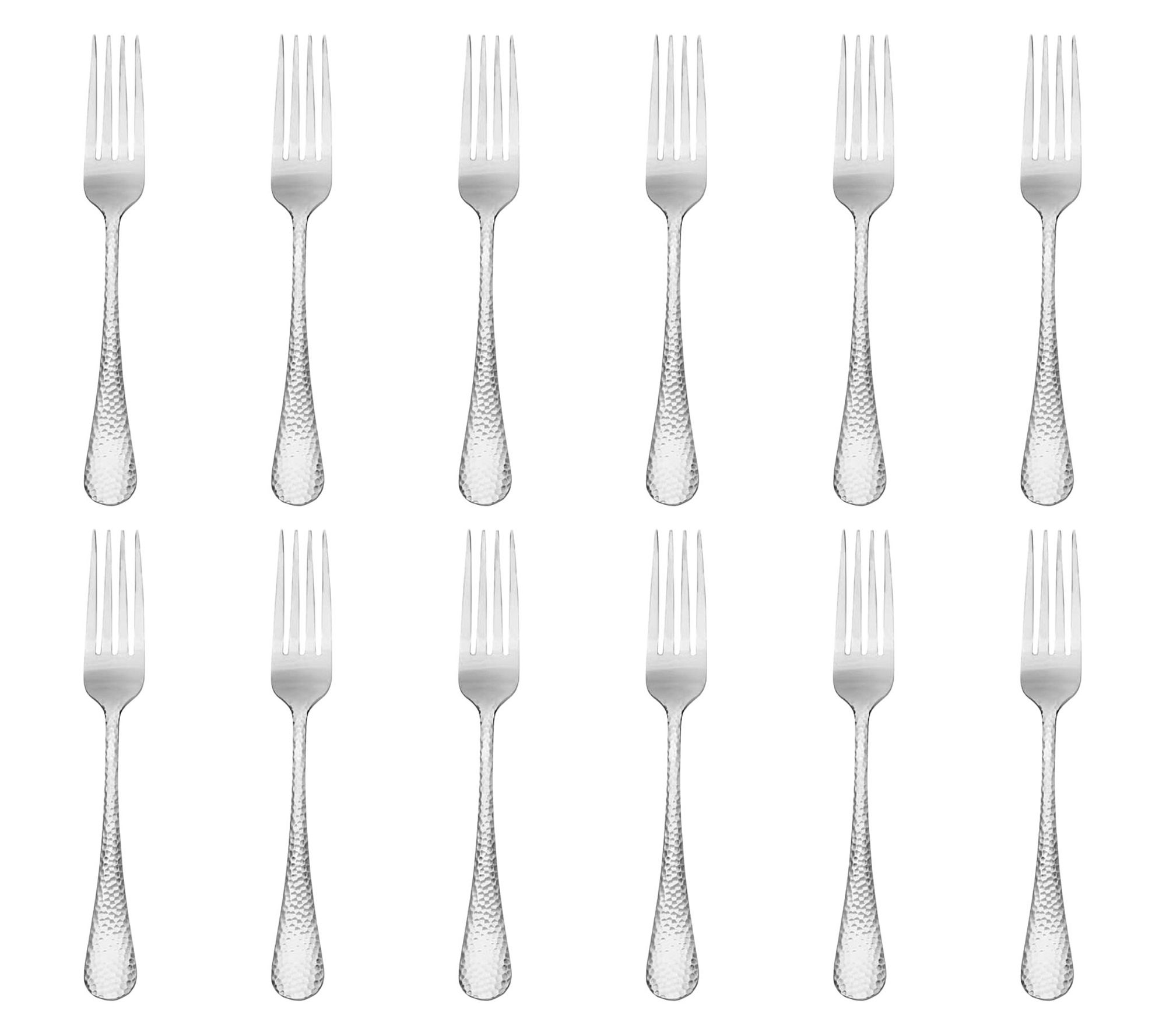 Godinger Set of 12 Salem Mirrored 18/0 SS Dinner Forks - QVC.com