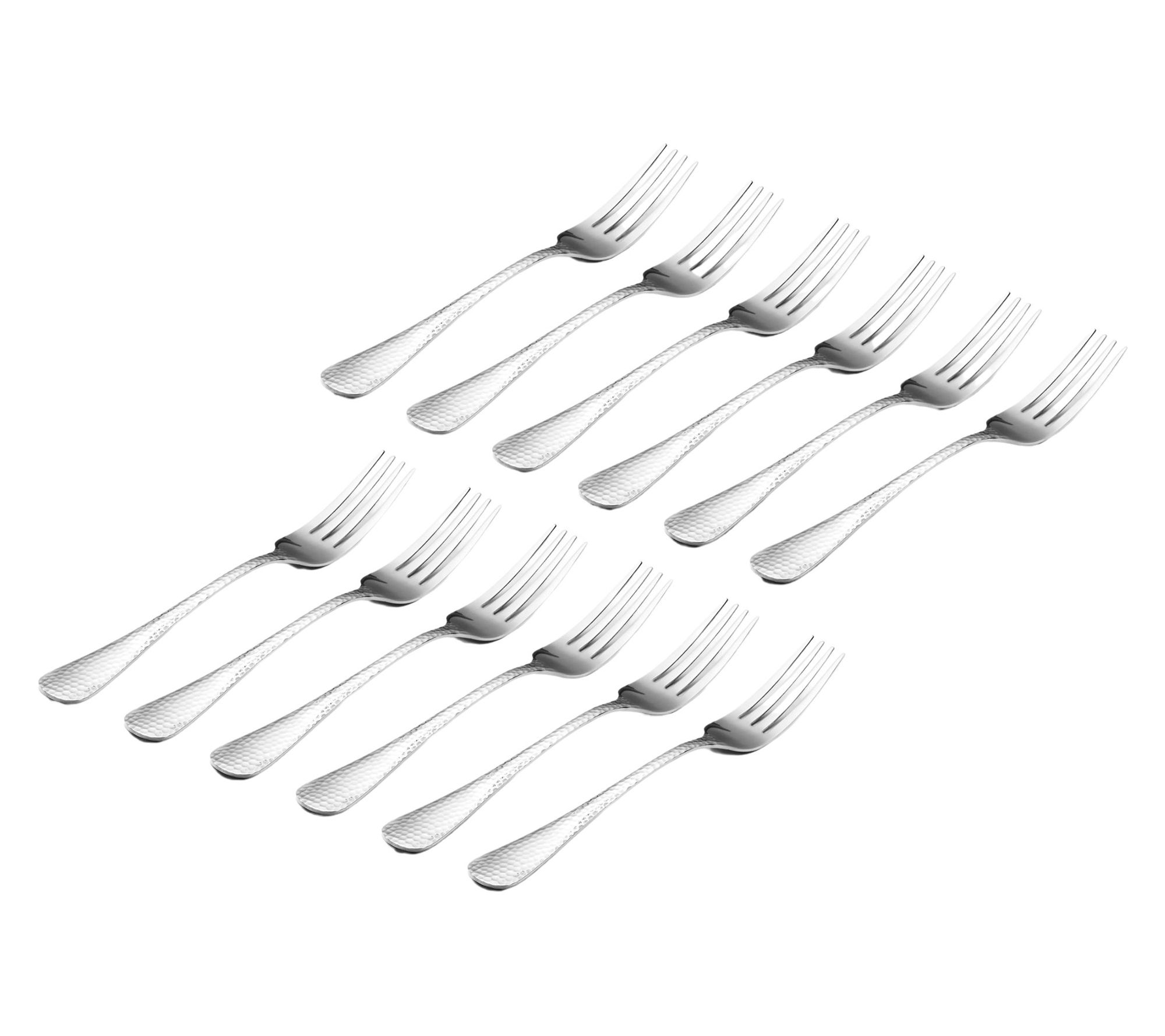 Godinger Set of 12 Salem Mirrored 18/0 SS Dinner Forks - QVC.com