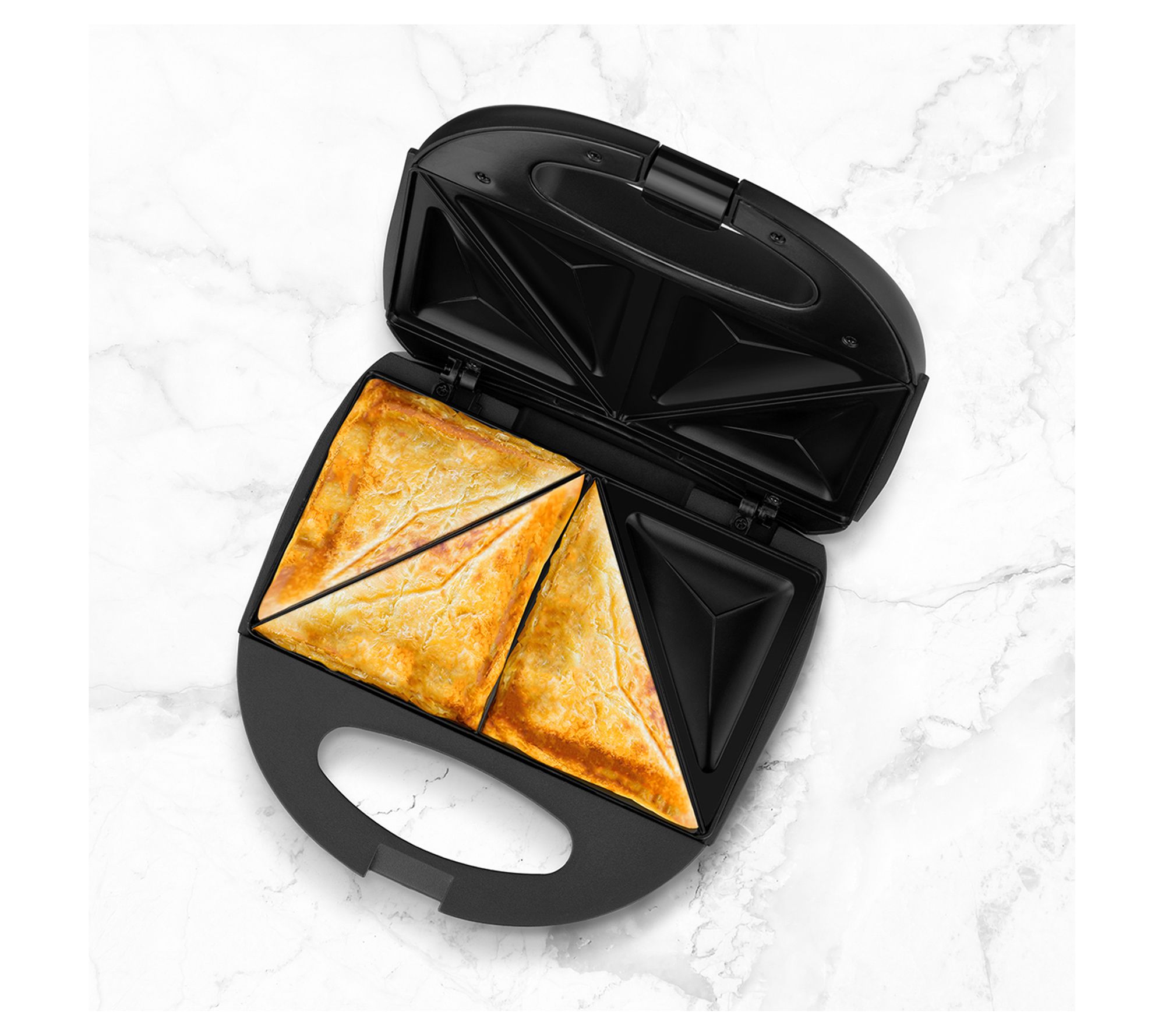 Holstein Housewares 2-Section Sandwich Maker - QVC.com