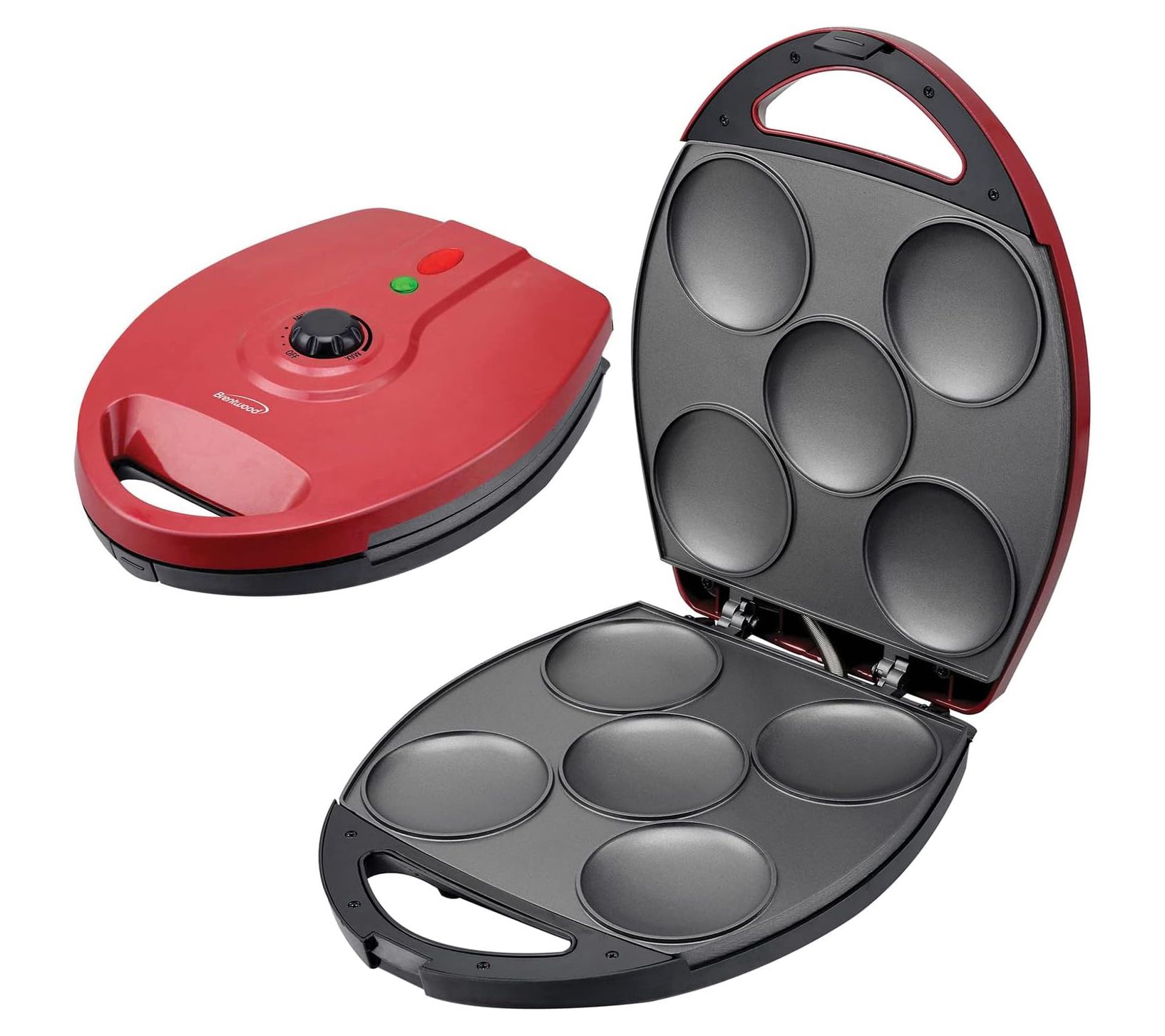 Brentwood 5-Piece 1,200-Watt Nonstick Arepa Maker - QVC.com