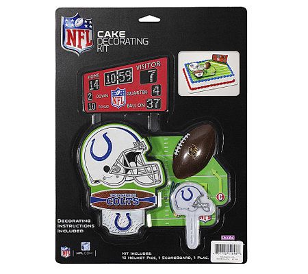 NFL Indianapolis Colts Cake Decorating Kit - QVC.com