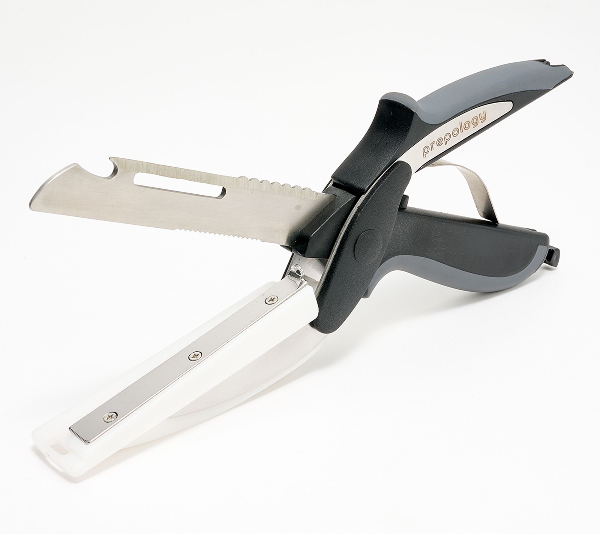 "As Is" Prepology Set of 2 Food ChoppingCutting Board Shears - QVC.com