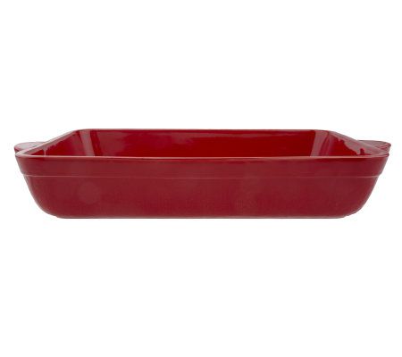 Blue Jean Chef 9"x13" Rectangular Baker with Handles - QVC.com