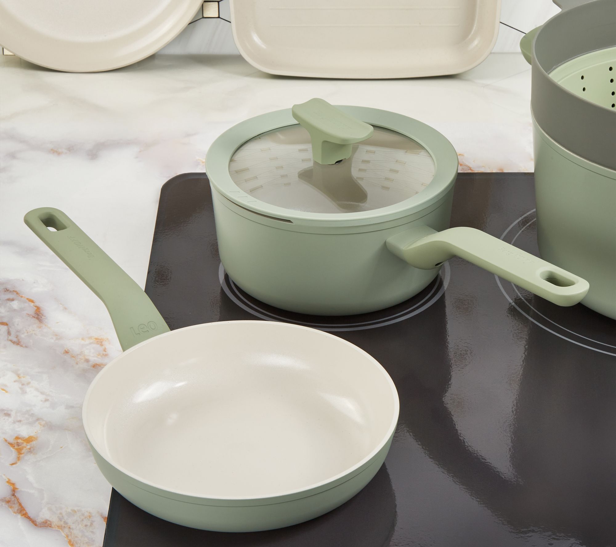 BergHOFF Leo Balance 11pc Nonstick Aluminum Cookware Set - QVC.com