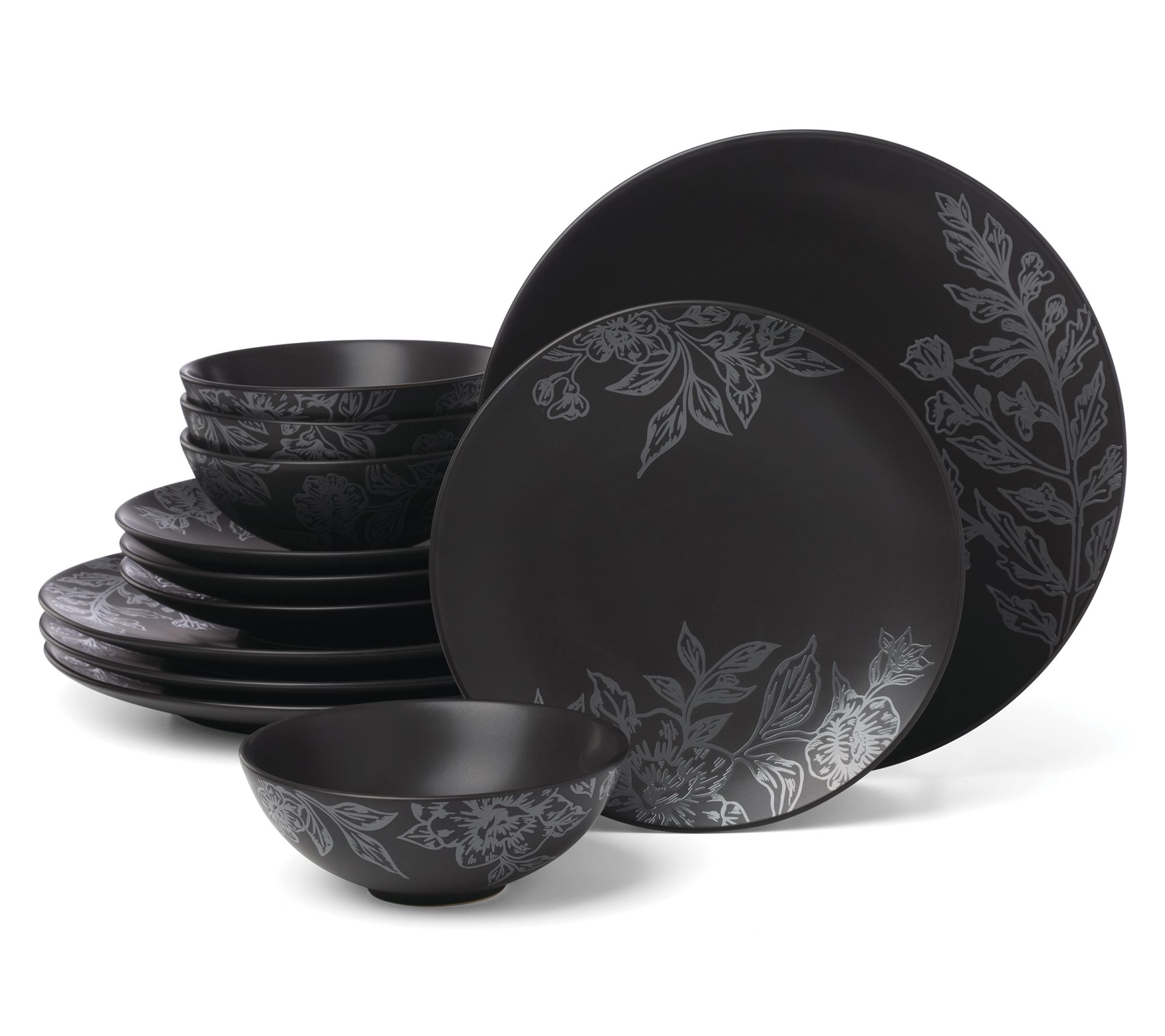 Oneida Roseto 12-Piece Dinnerware Set - QVC.com