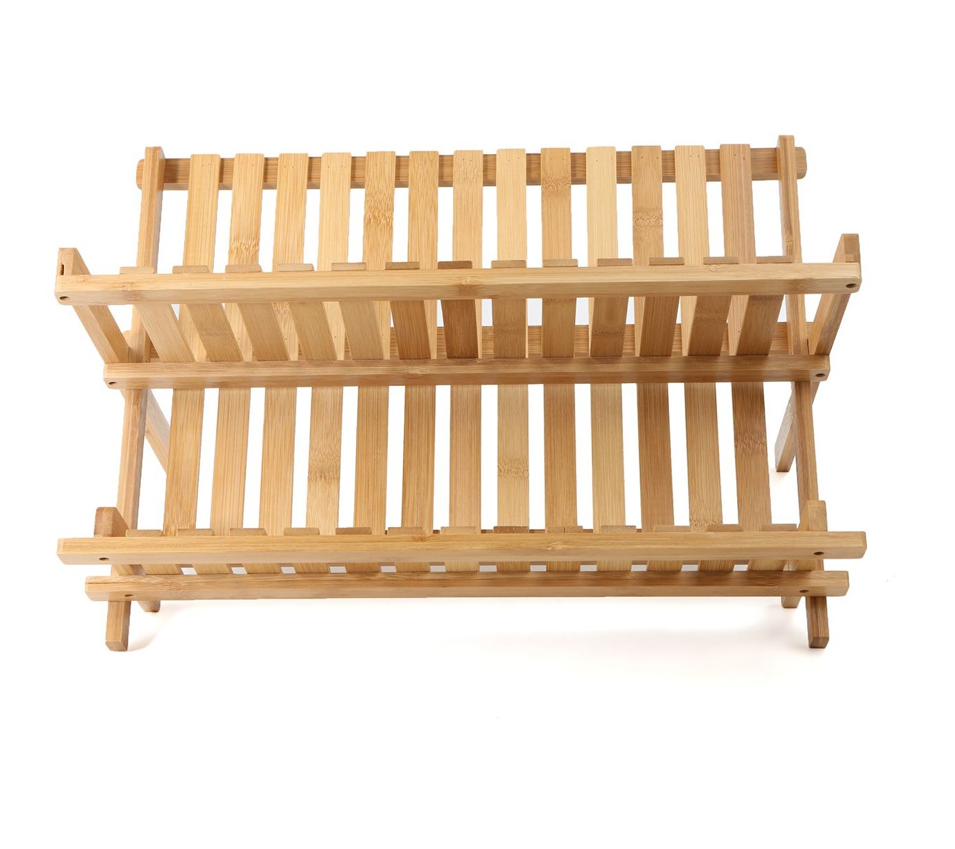 Mind Reader Wooden Collapsible Dish Rack - QVC.com