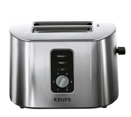 Krups 2 Slice Toaster with Eight Settings and Cool-Touch Walls - QVC.com