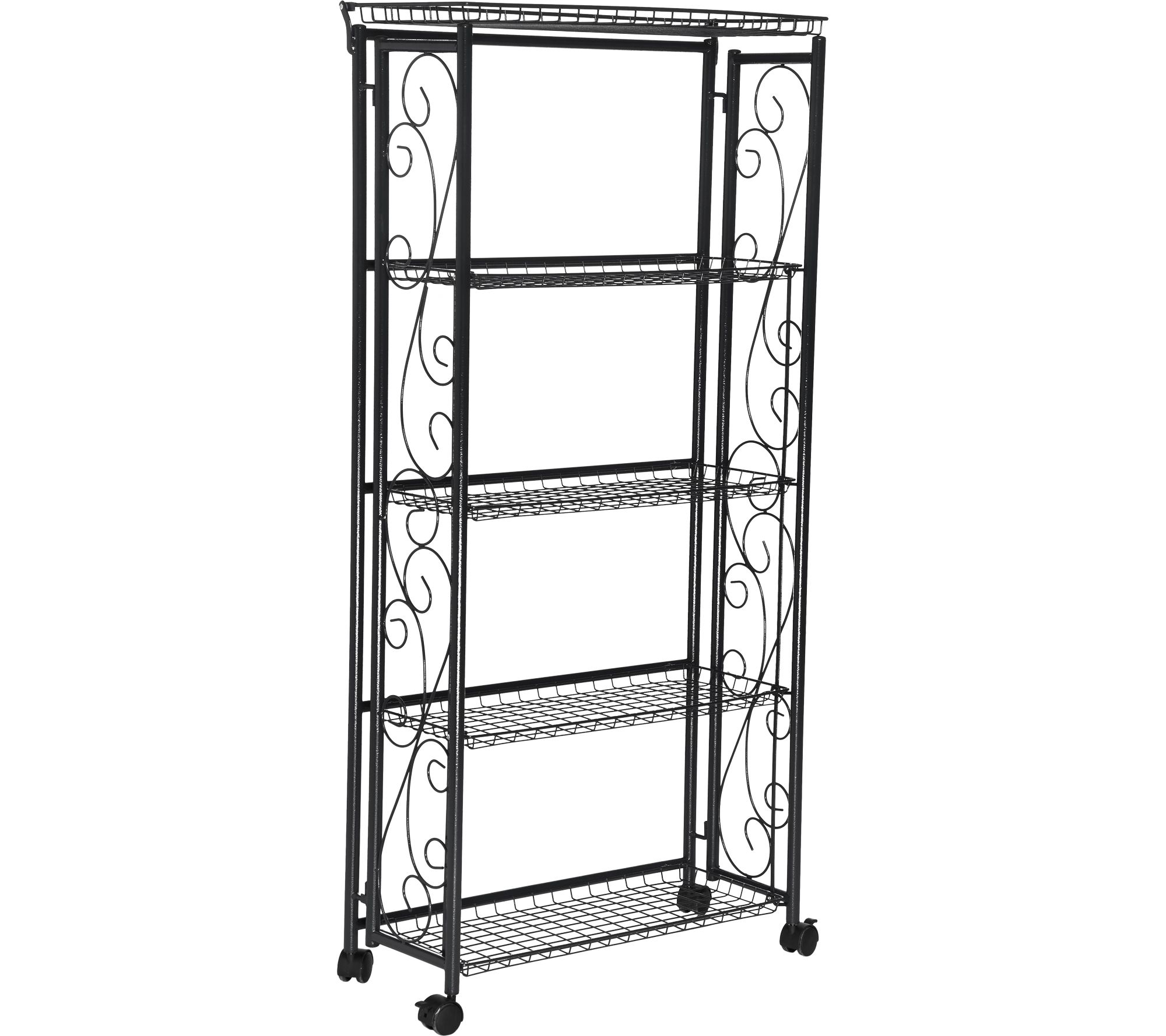 "As Is" Cook's Essentials 5-Tier_Rolling Pantry Rack - QVC.com