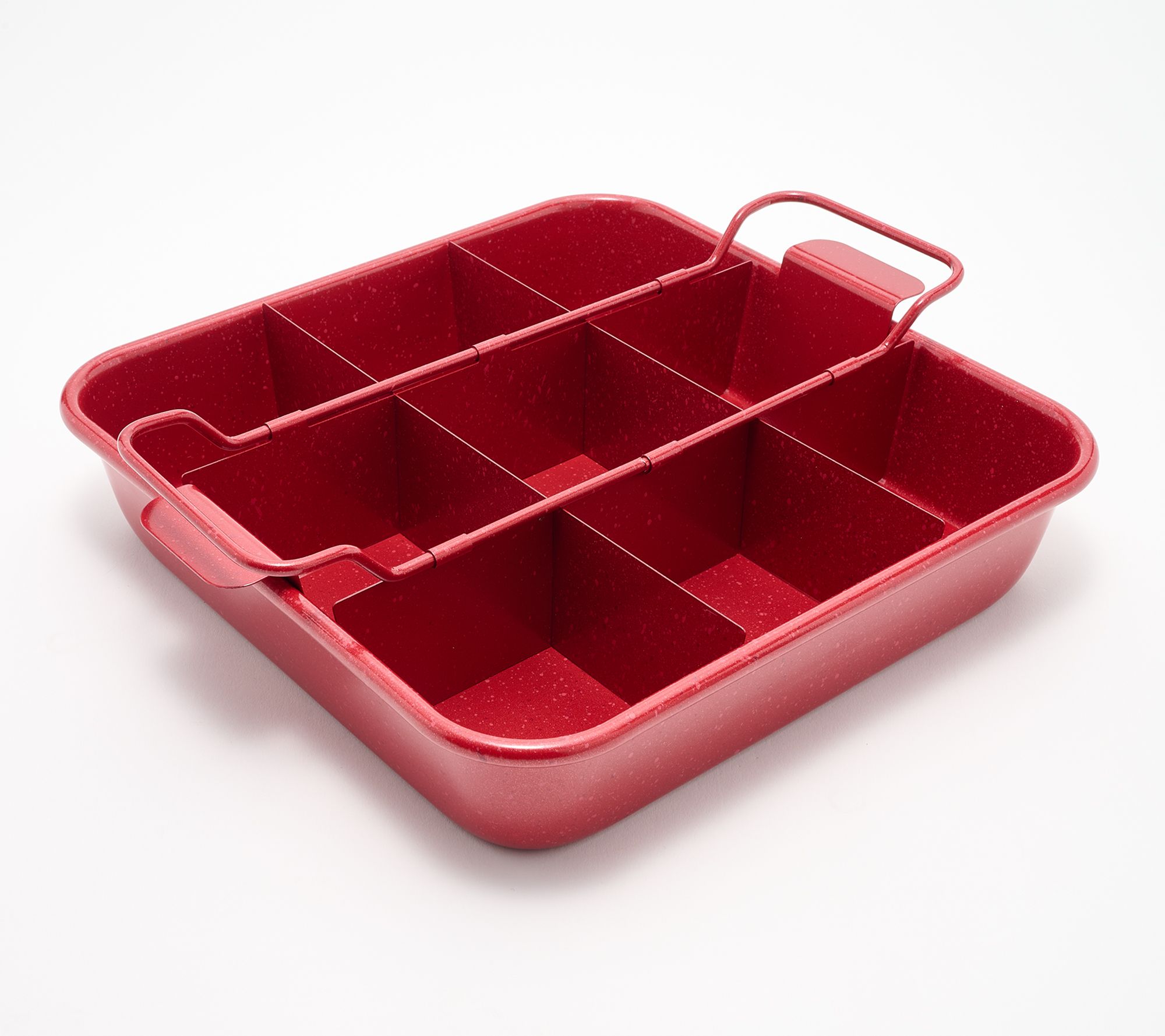 Good Housekeeping 9"x9" Relia-Pan Nonstick Baker w/ Dividers - QVC.com