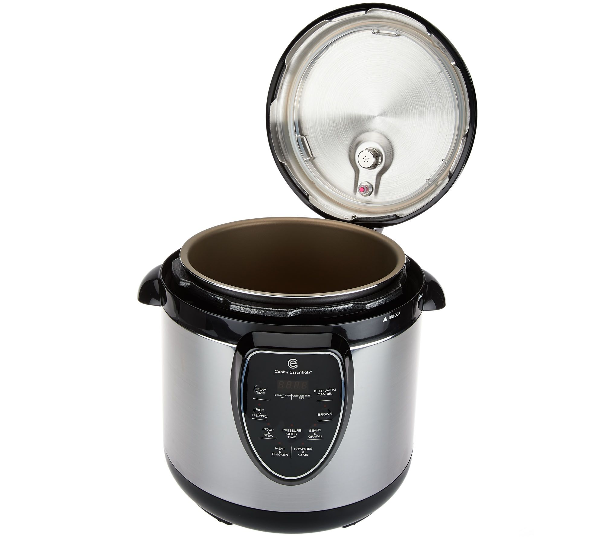 CooksEssentials 8 qt. S/S Digital Pressure Cooker w/ Accessories - QVC.com