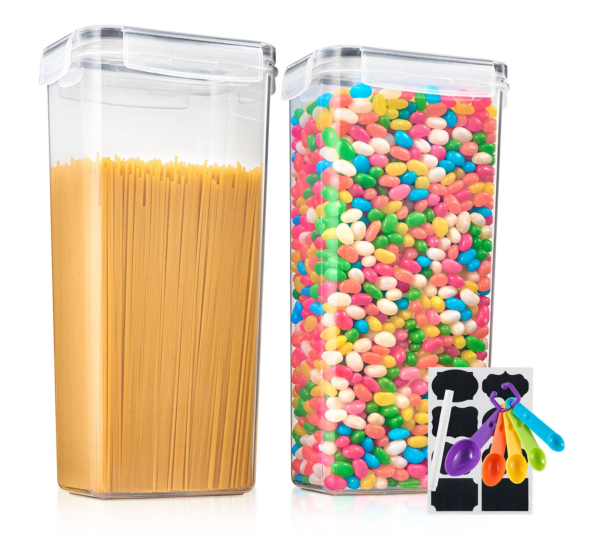 Sorbus Food Dispenser Containers, 2 Pack - QVC.com