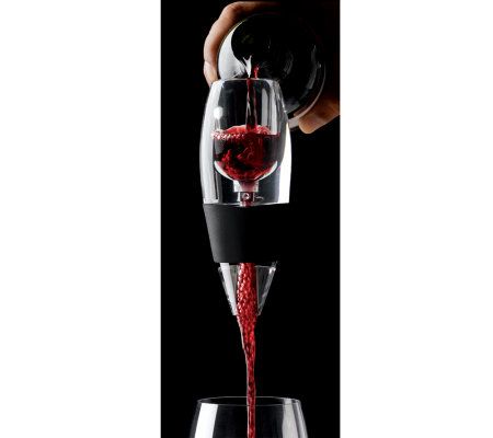 Vinturi Wine Aerator with No-Drip Stand and Filter Screen - QVC.com