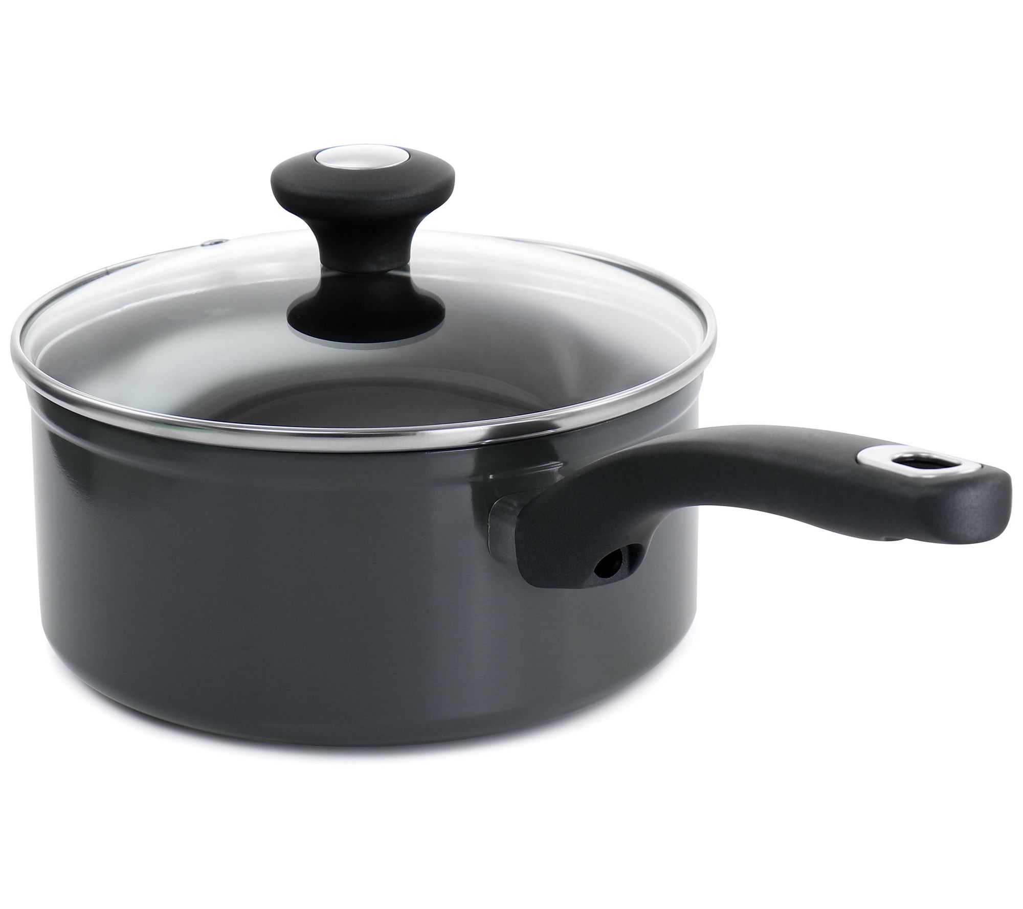 Martha Stewart Everyday 1.6-qt Aluminum Saucepa n with Lid - QVC.com