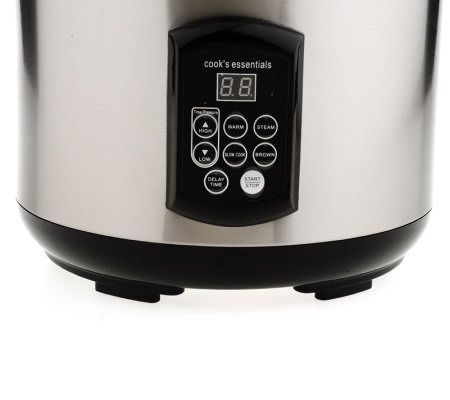 CooksEssentials 5.3 Quart Pressure Cooker with Rack & Glass Lid - QVC.com