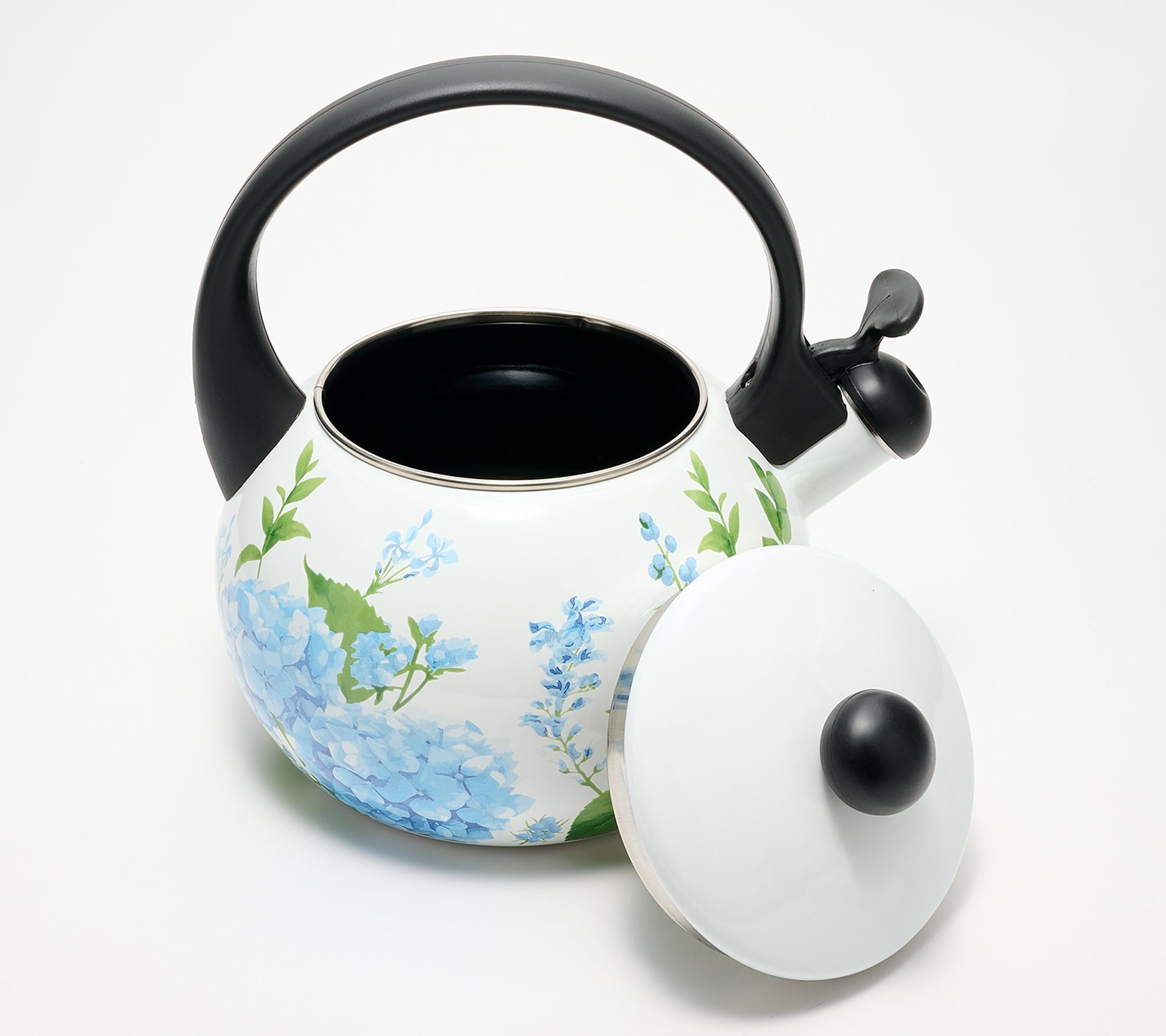 Temp-tations 2.3-qt Enamel on Steel Tea Kettle - QVC.com