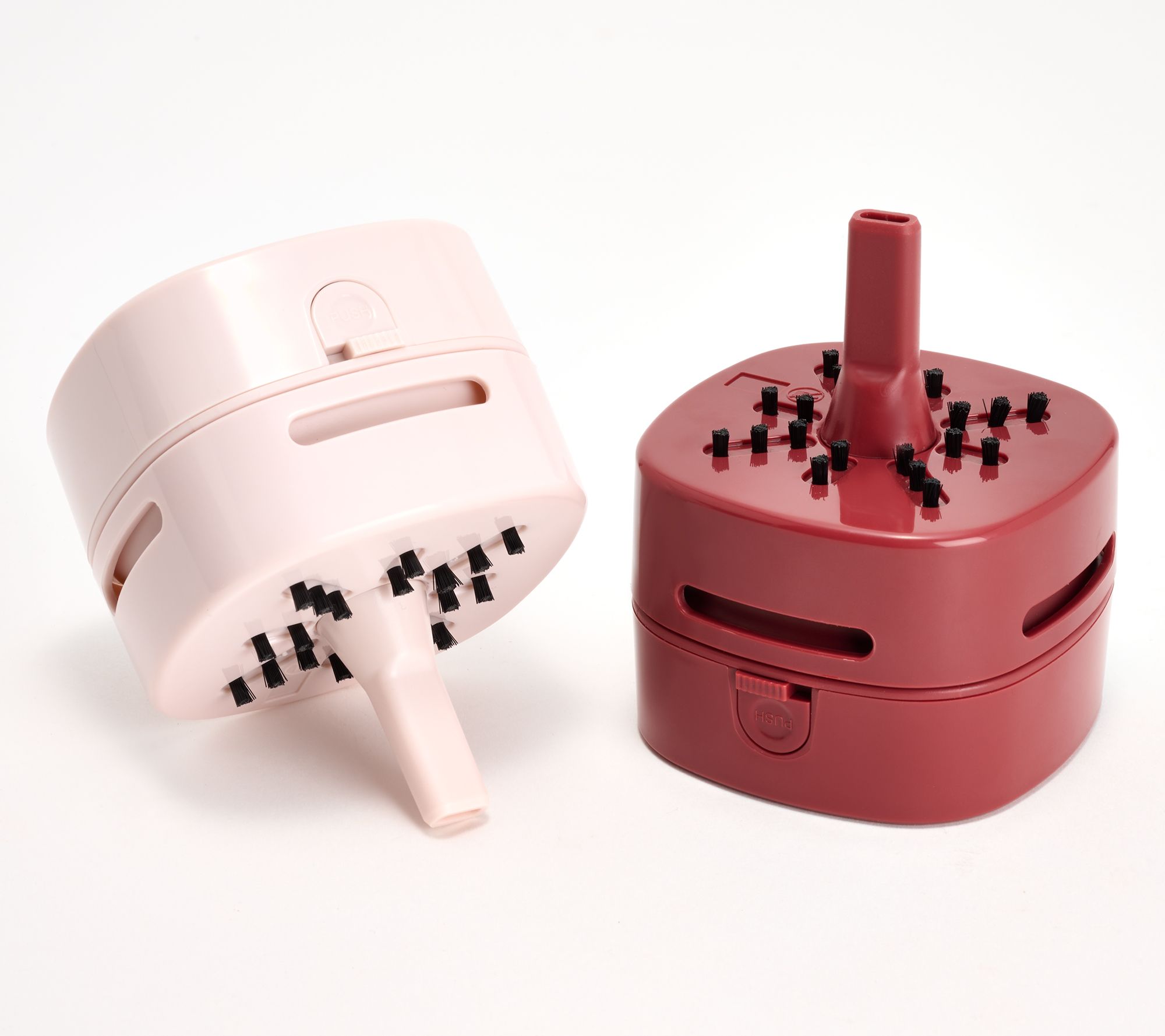 "As Is" Cella Set of 2 Mini Countertop Vacuum Cleaners w/ (2) Nozzles ...
