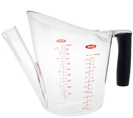 OXO Good Grips Angled Turkey Baster and 4 Cup Fat Separator - QVC.com