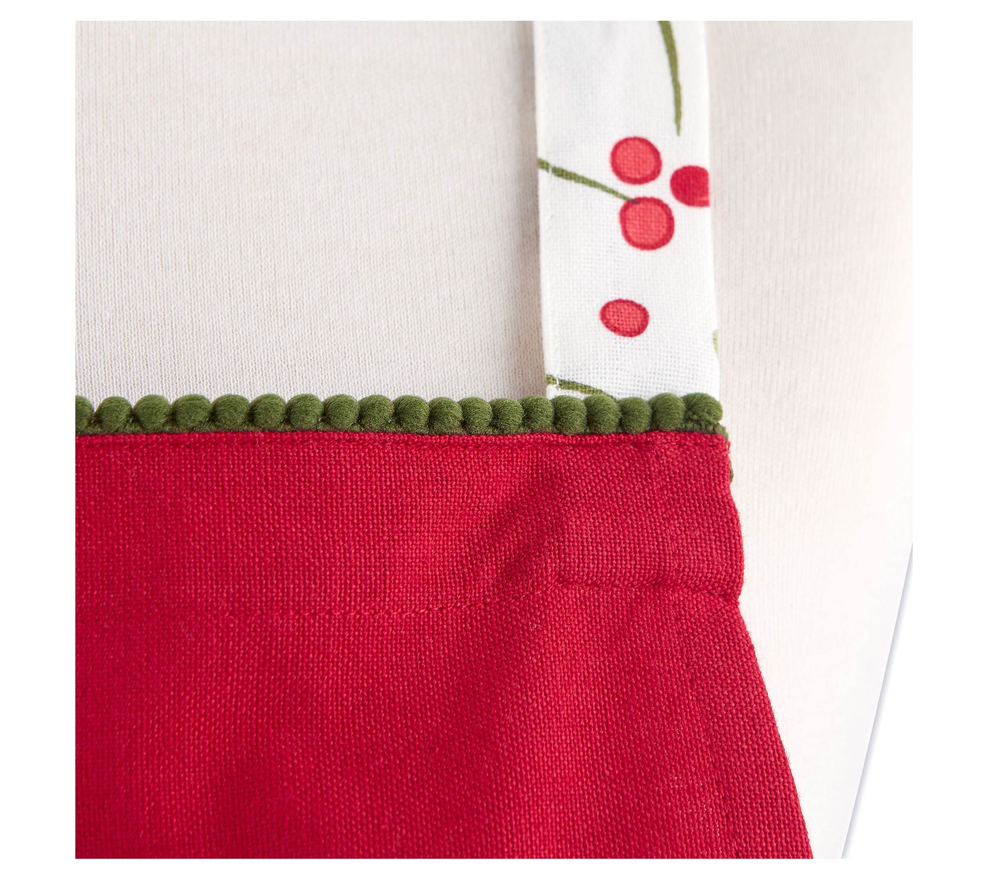 Design Imports Under The Mistletoe Apron - QVC.com