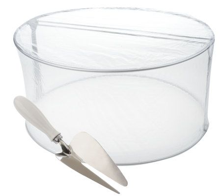 Collapsible Cake Cover and Pie Slicer Set - QVC.com