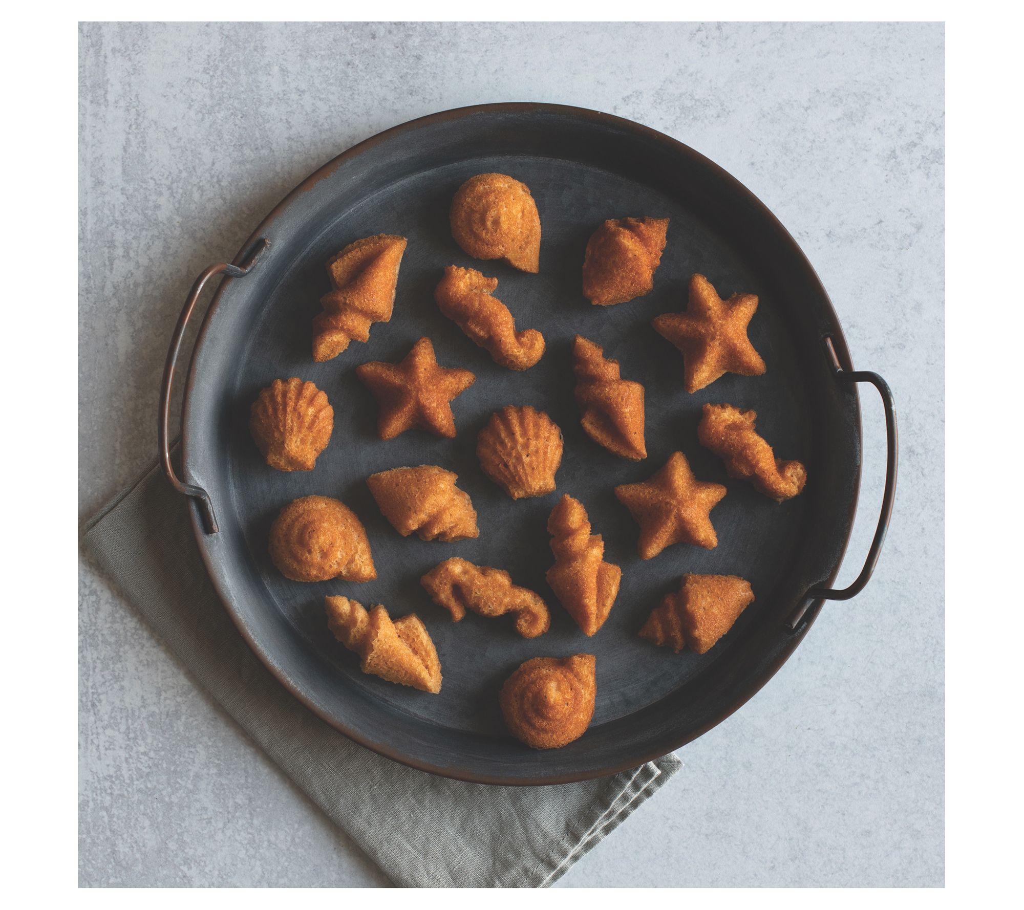 Nordic Ware Seashell Tea Cakes Pan - QVC.com