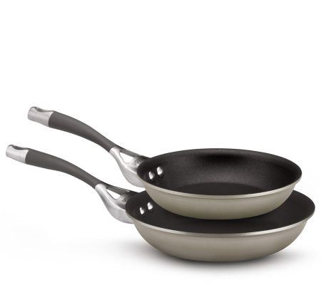 Circulon Elite Platinum Twin Pack 8" & 10" Deep Skillets - QVC.com