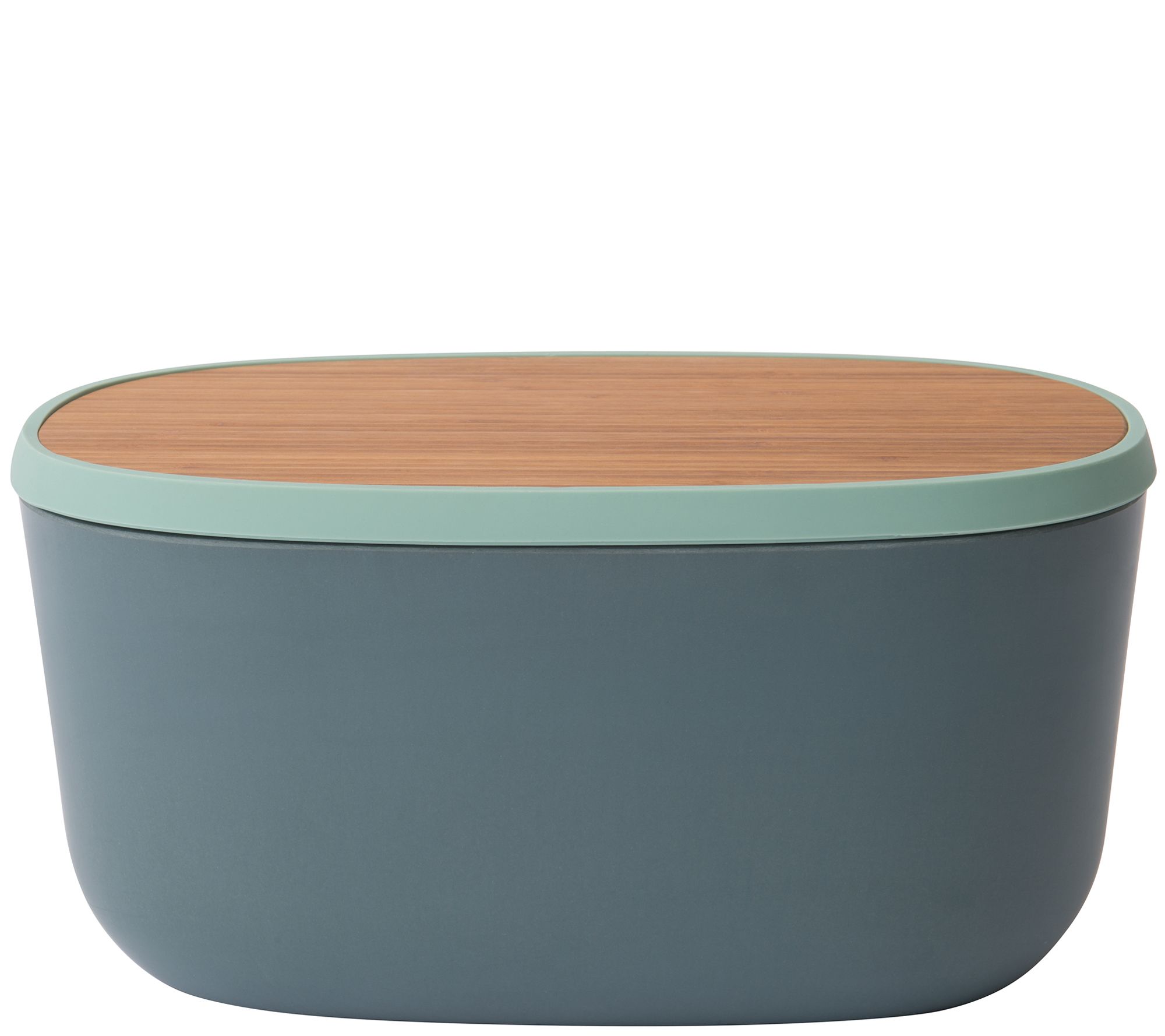 BergHOFF Leo 12.5" Bamboo Bread Box with Cutting Board - QVC.com