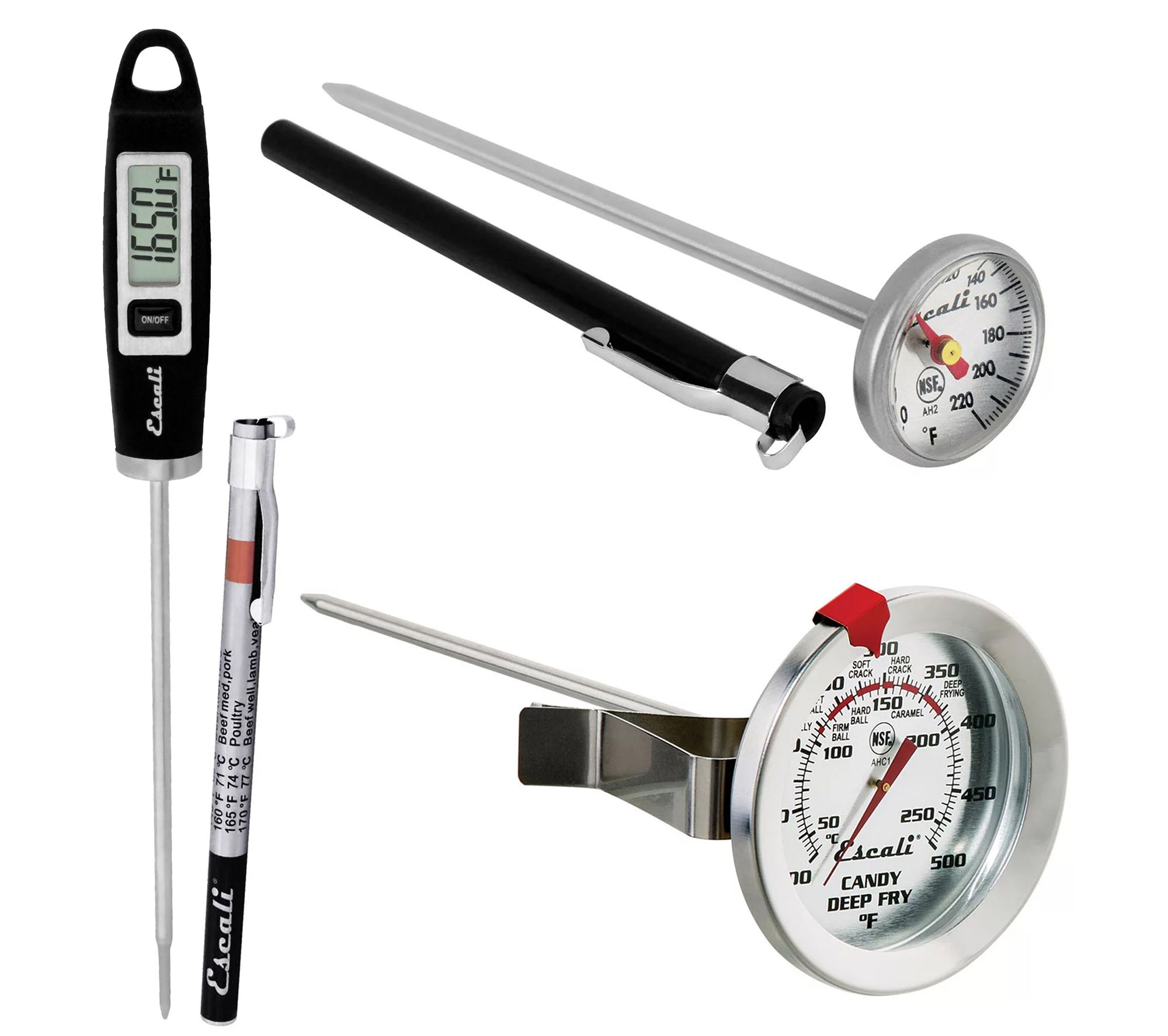 Escalie Culinary Thermometer Bundle - QVC.com