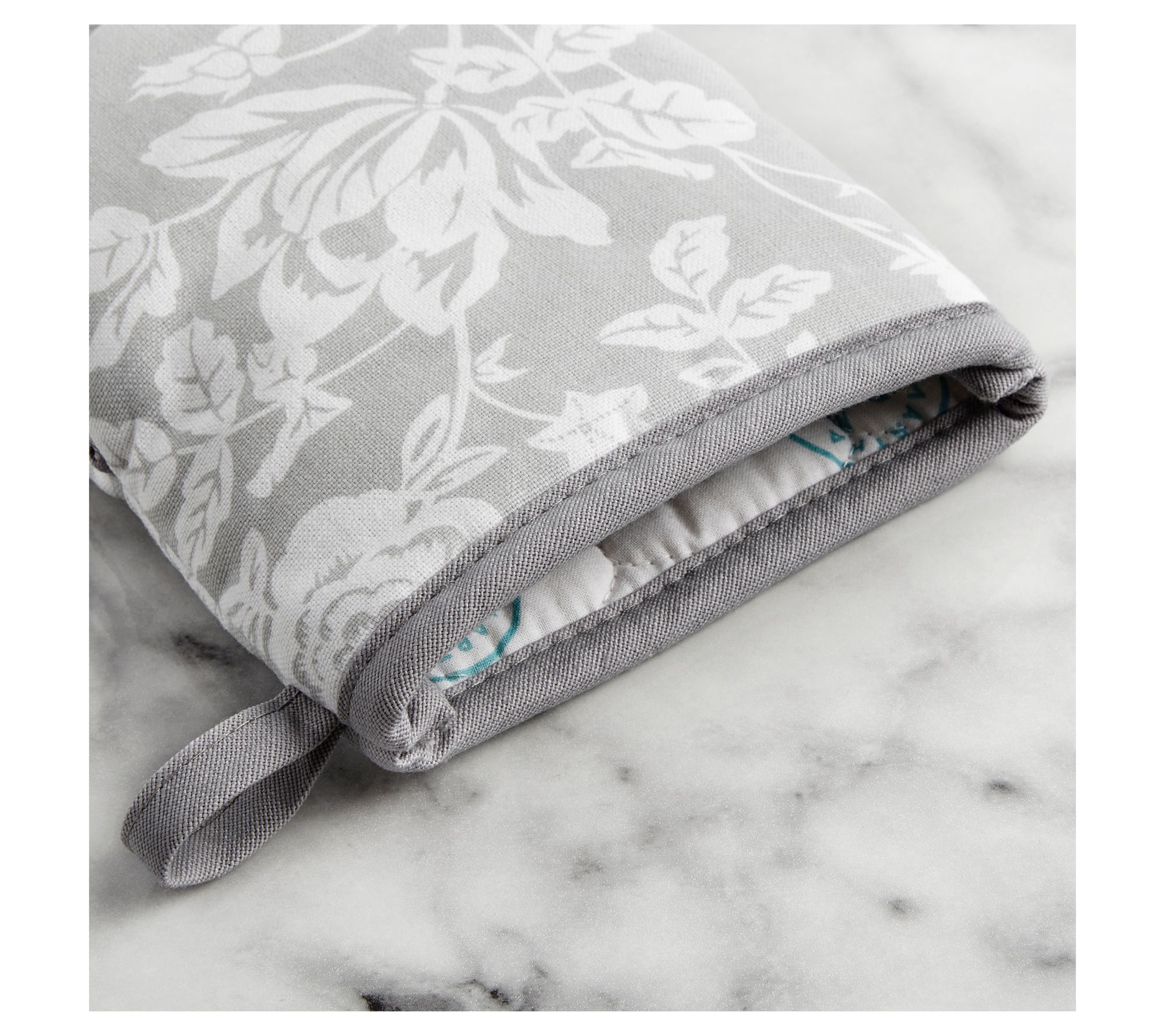 Martha Stewart Floral Vine Mini Oven Mitt 2-Pack Set - QVC.com