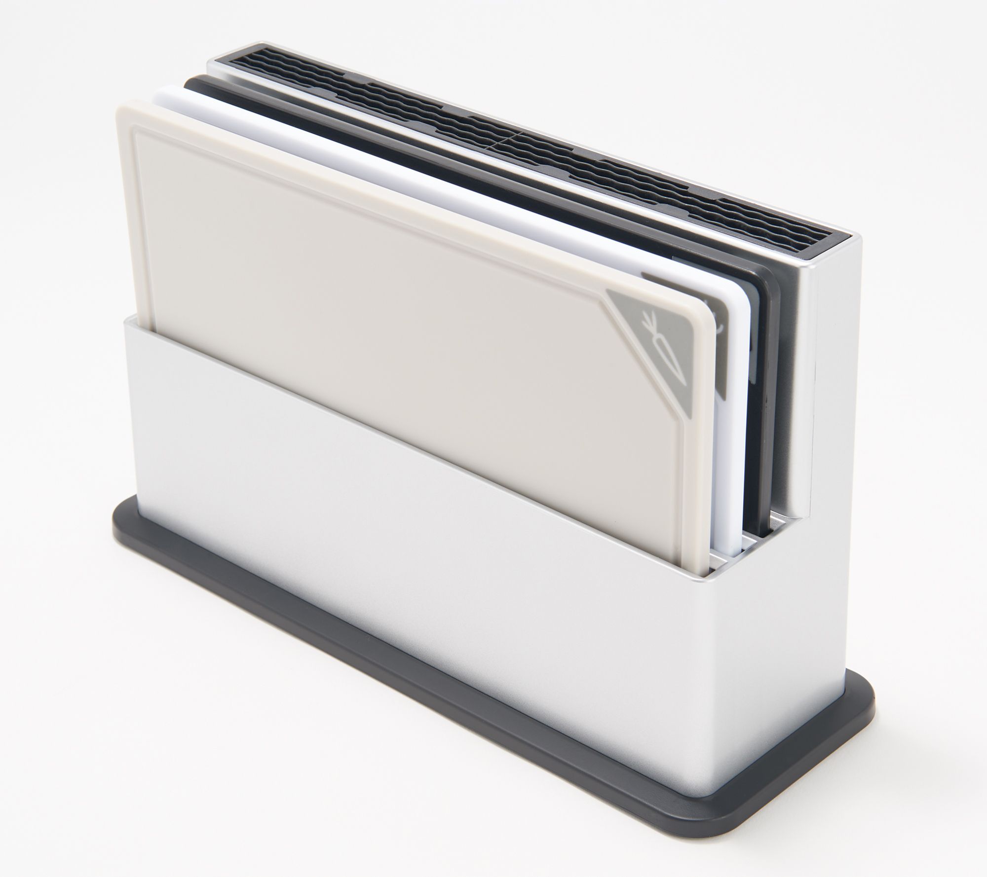 Cook s Essentials Universal Knife Holder With 3 Cutting Boards QVC