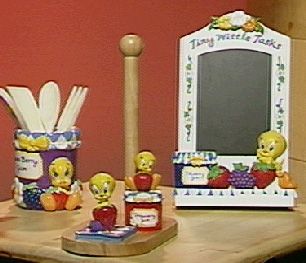 Warner Bros. Tweety Strawberry Utensil Holder - QVC.com