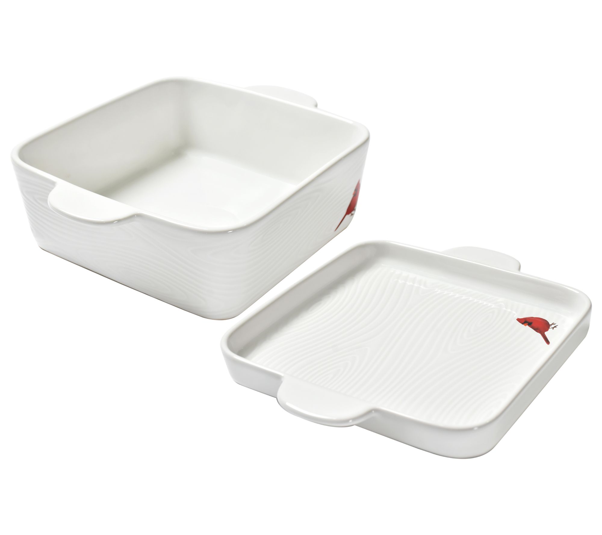 Temp-tations 2-Piece Seasonal Square Baker Set - QVC.com