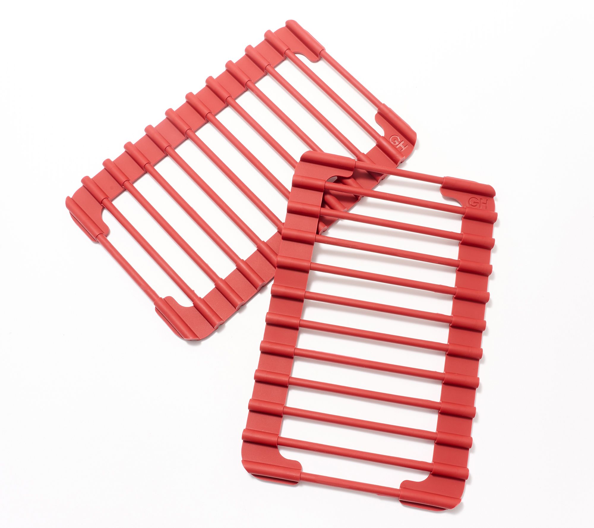 Good Housekeeping S/2 Silicone Roasting Trivets - QVC.com
