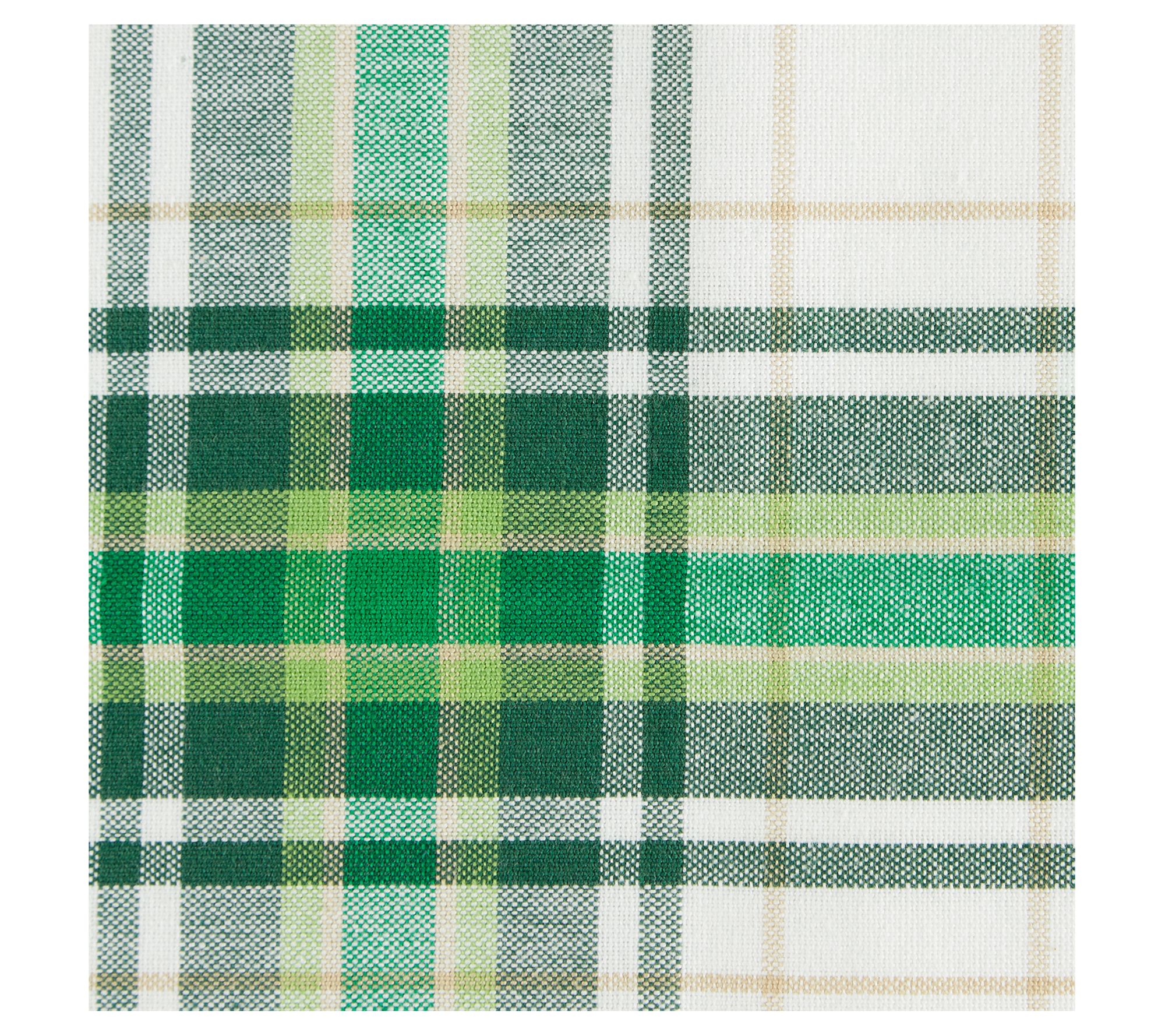 Design Imports St. Paddy Plaid Tablecoth 60x84 - QVC.com