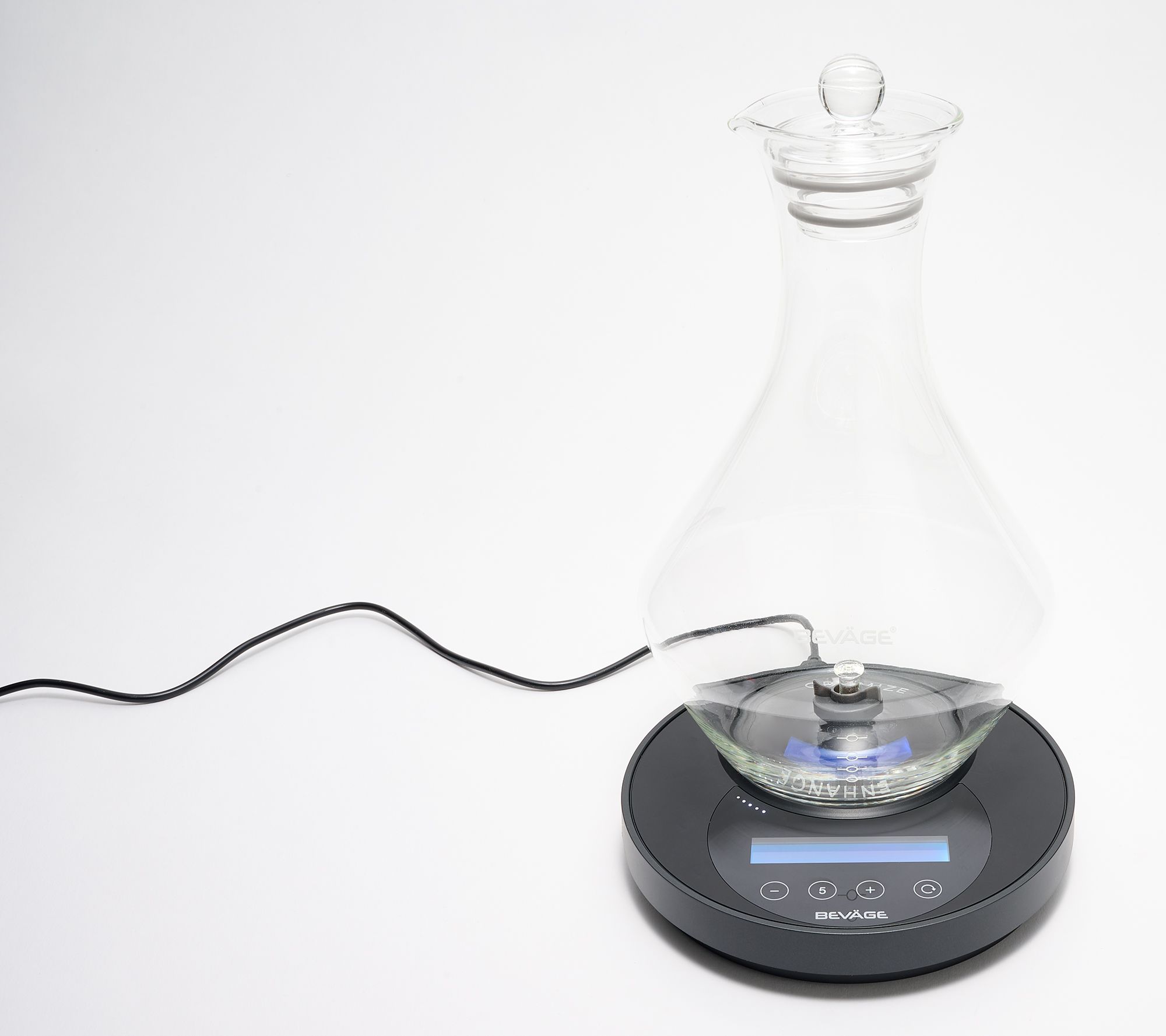 Bevage Pro USB Electric Glass Beverage Decanter System - QVC.com