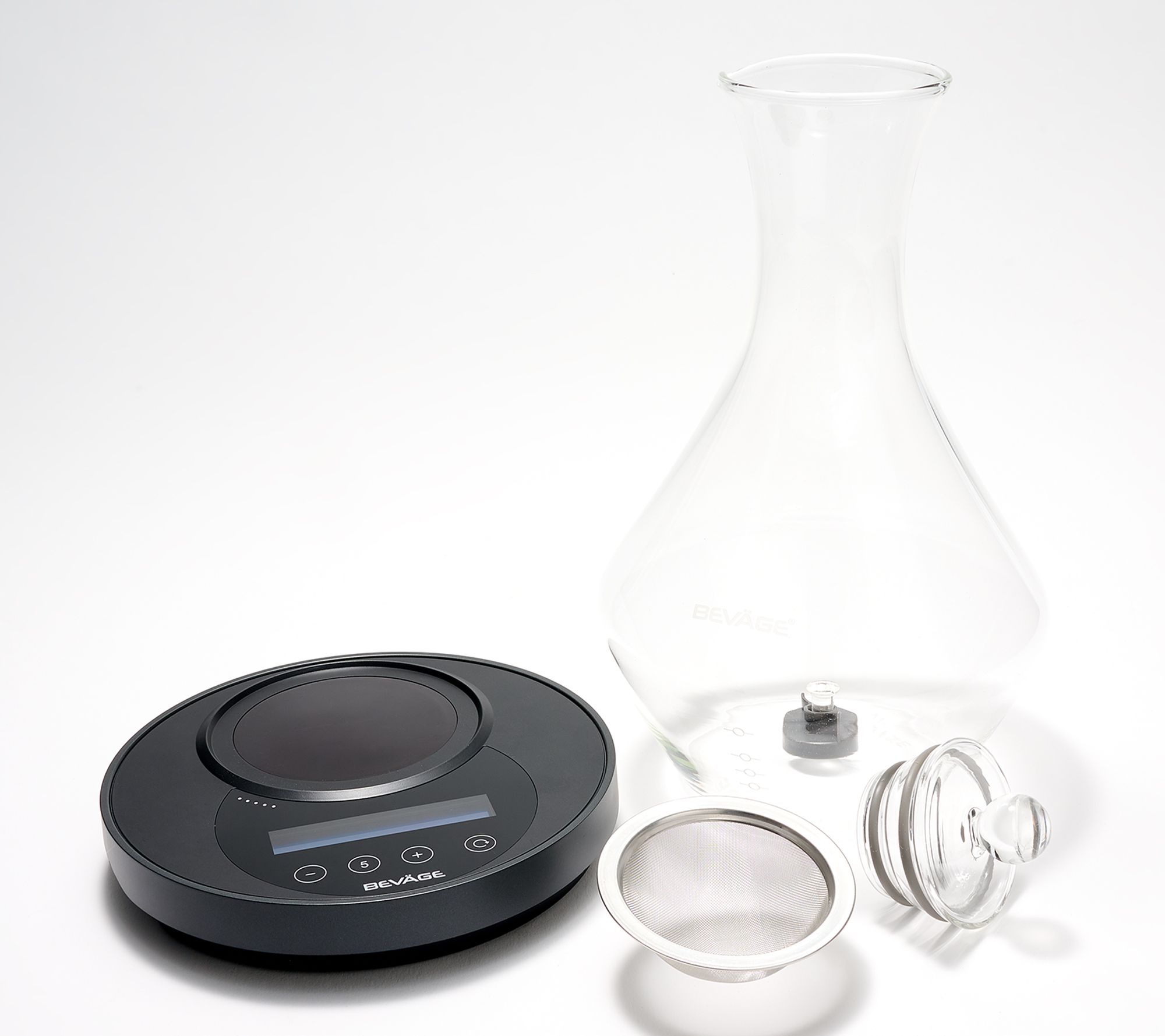 Bevage Pro USB Electric Glass Beverage Decanter System - QVC.com