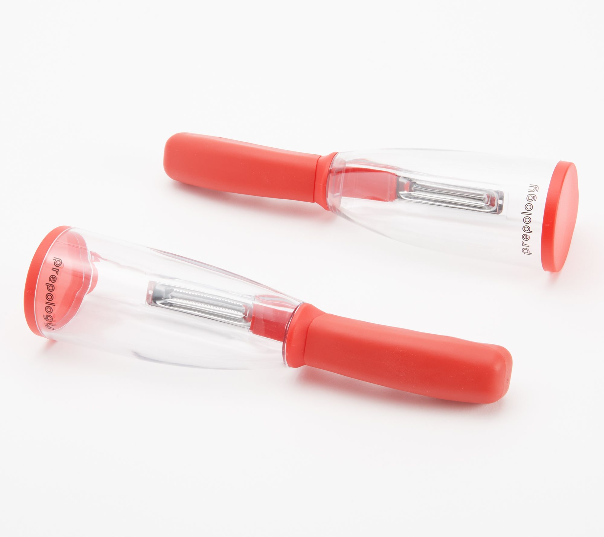 Prepology Set of 2 Handheld Peelers with Catch Basin - QVC.com