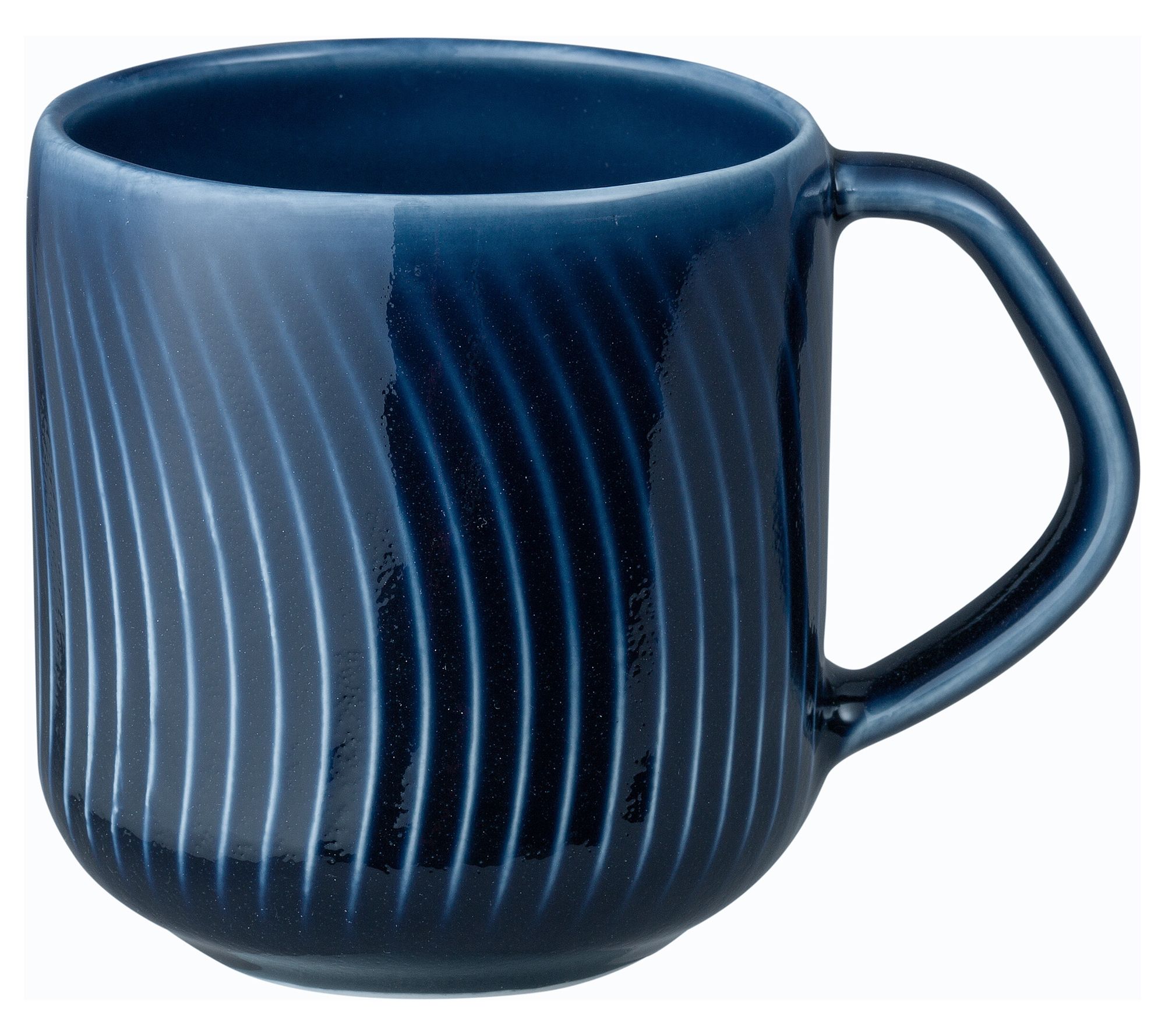 Denby Arc 13.5-oz Large Blue Mug - QVC.com
