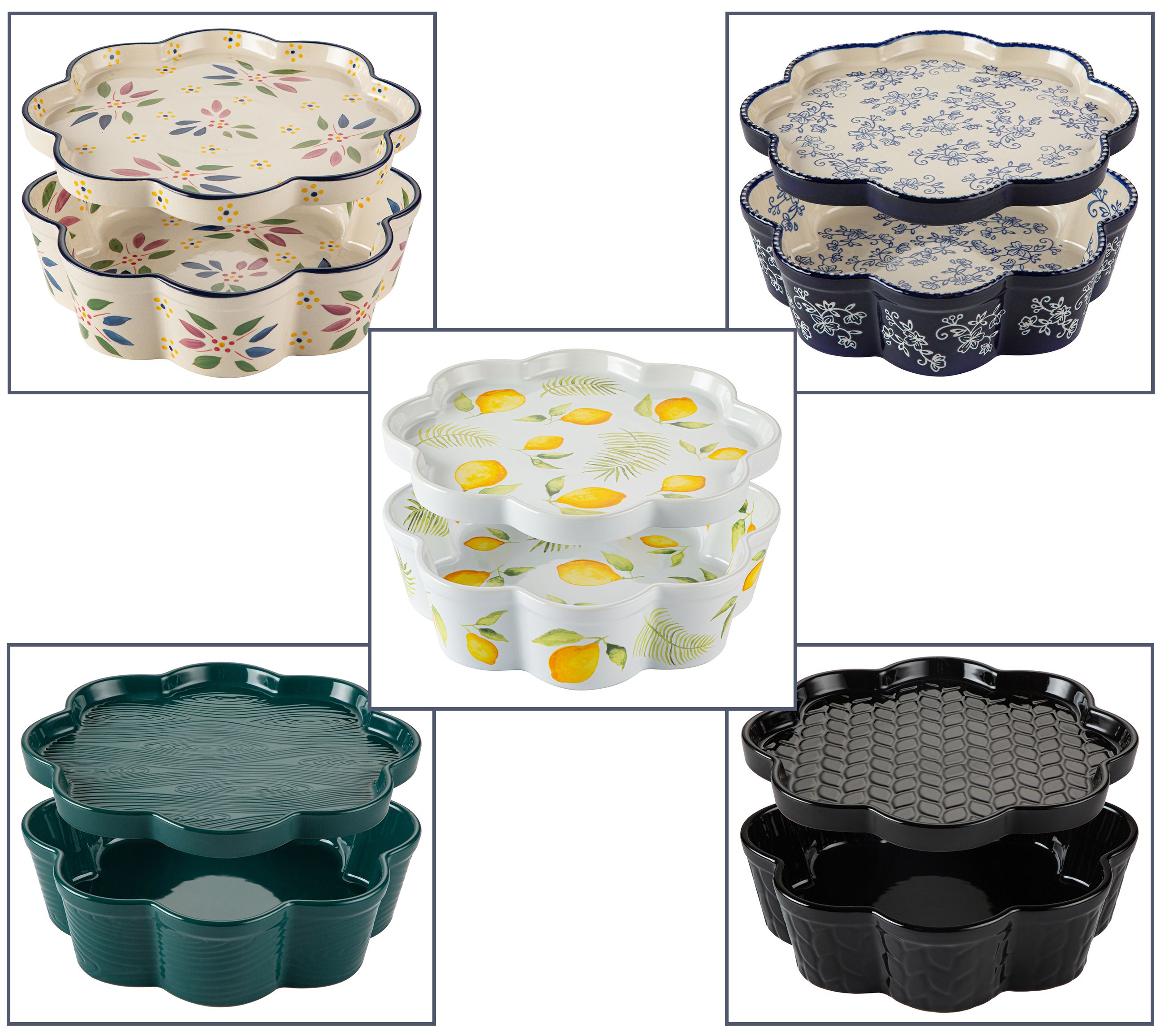 Temp-tations Nostalgic 2.5qt Flower-Shaped Baker with Lid-It - QVC.com