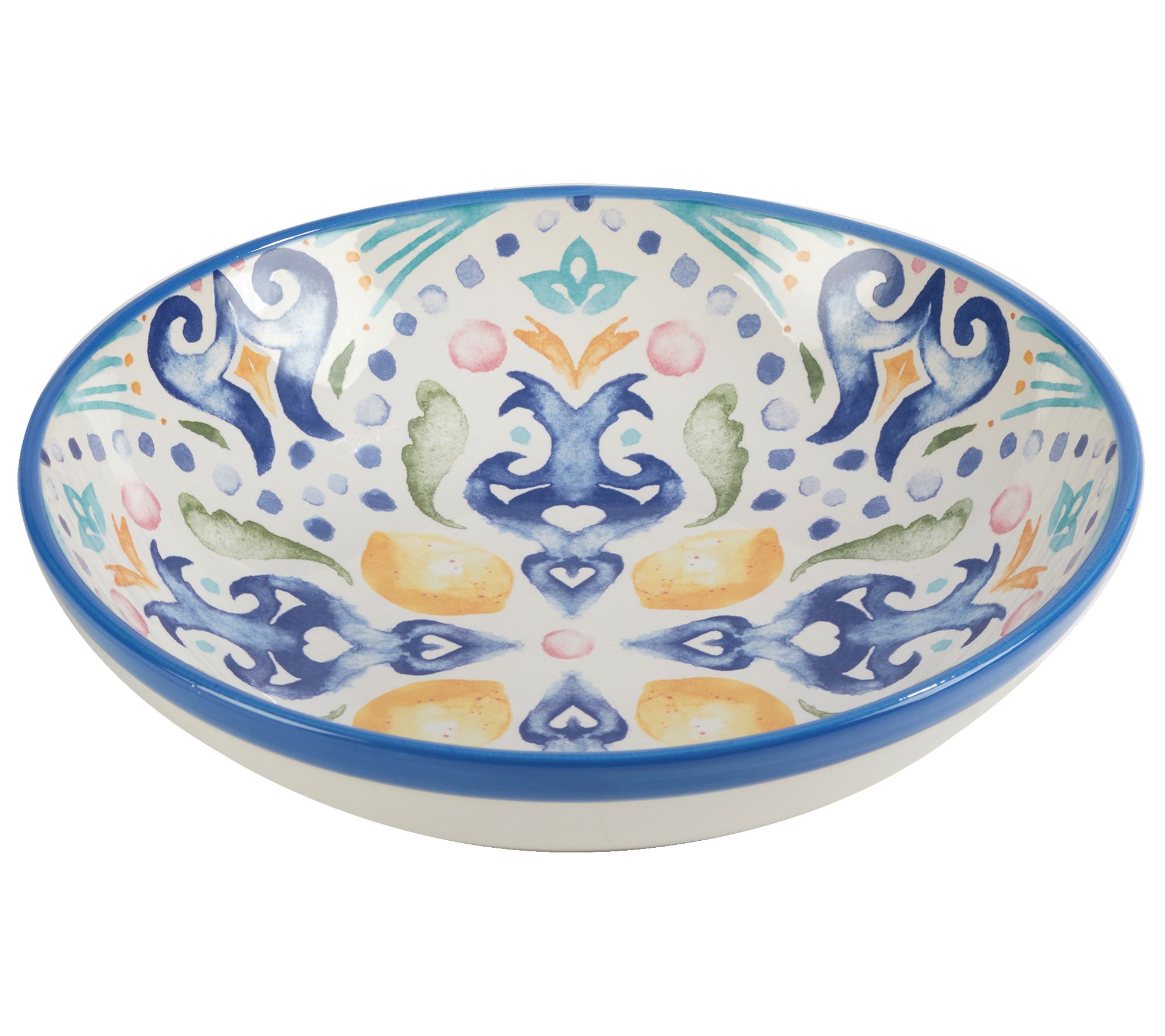 Certified Inter national Lemona de Pasta Servin g Bowl - QVC.com