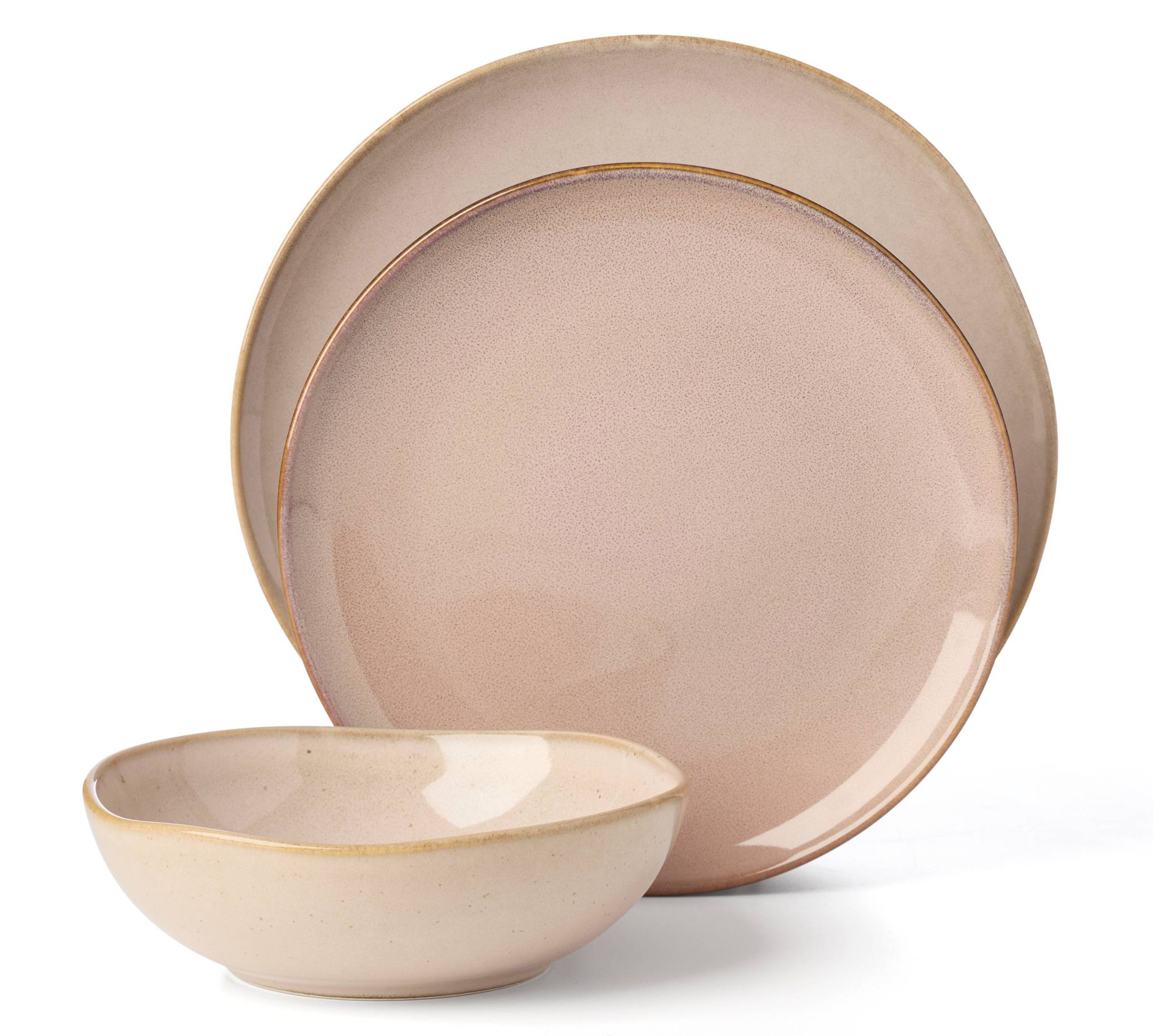 Oneida Organic Shades 12-Piece Dinnerware Set - QVC.com