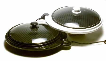 cooksessentials 14" Non-Stick Glass Covered Electric Grill - QVC.com